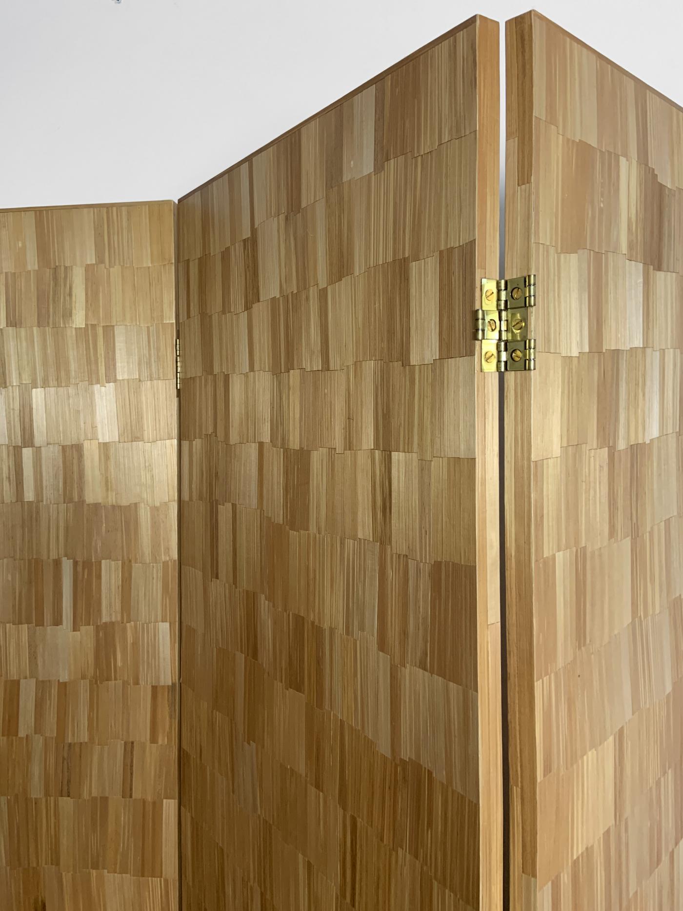 Oak Design Studios - FRANKIE Straw Marquetry screens