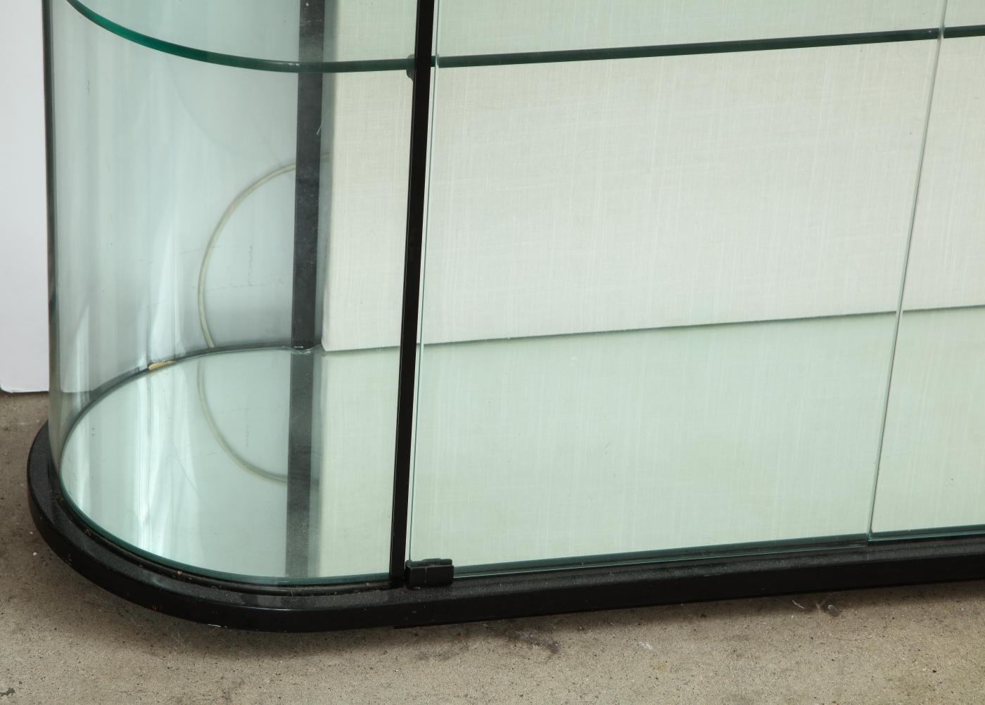 Pace Collection - Pace Display Cabinet with Contoured Glass and ...