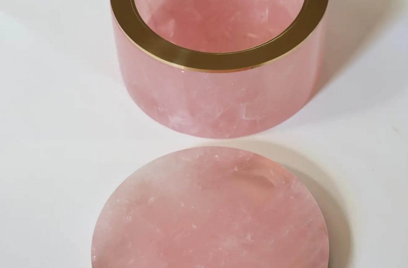 Phoenix Gallery Bespoke - Pink Rock Crystal Boxes by Phoenix