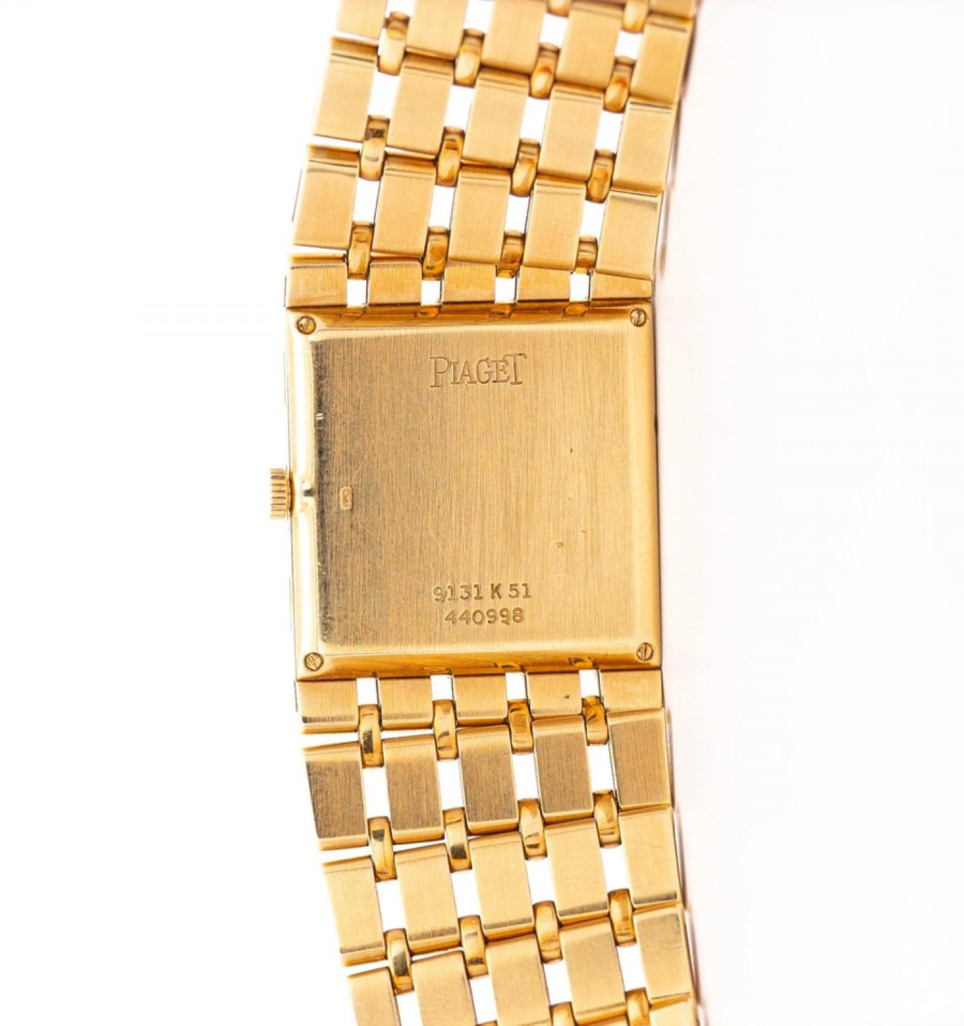 Piaget - Vintage 18K Gold Piaget Polo 91321-K51 Automatic Watch with ...