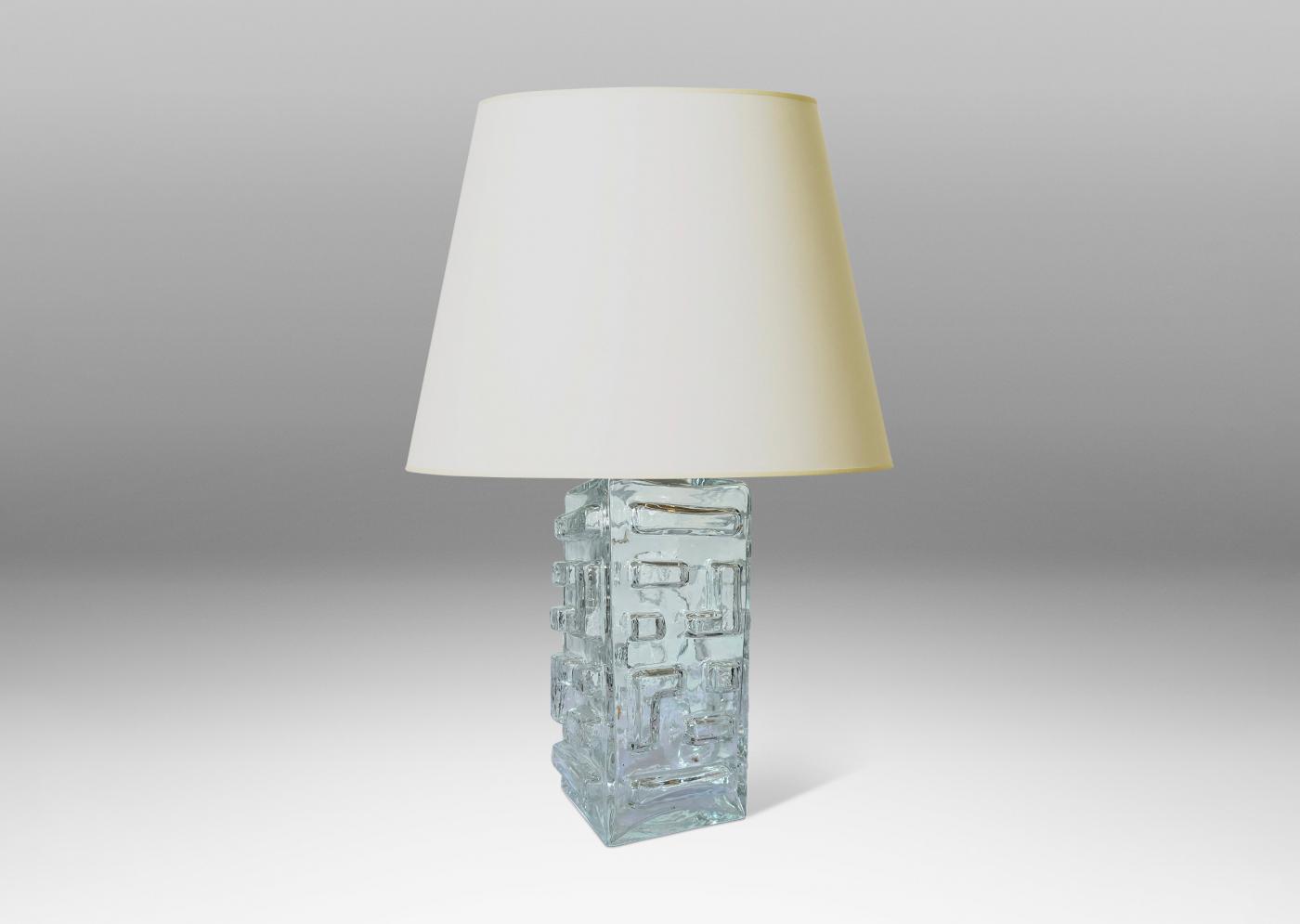 Pukeberg - Pair of Table Lamps by Pukeberg Glasbruk
