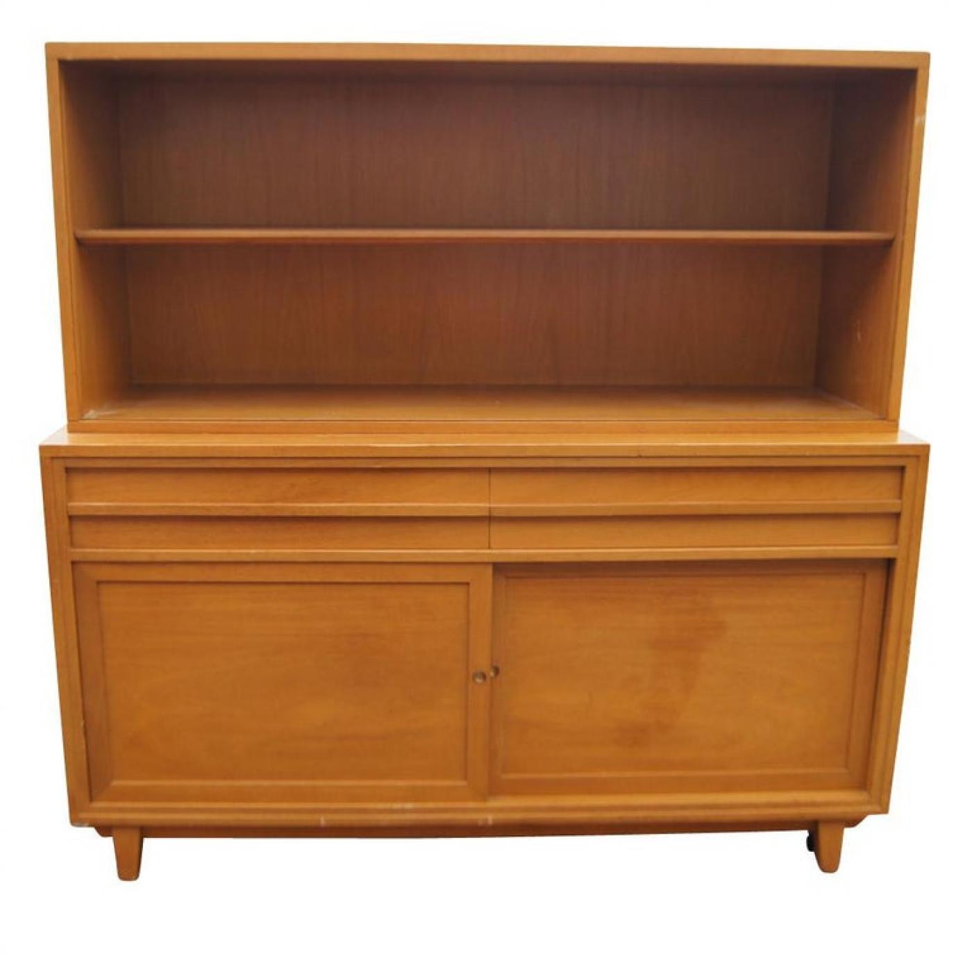 R-Way (Rway) - Vintage Mahogany Breakfront Four Shelves