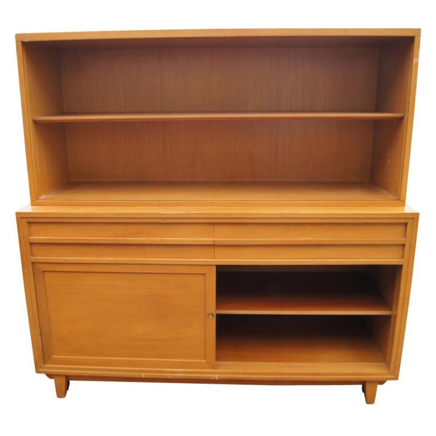 R-Way (Rway) - Vintage Mahogany Breakfront Four Shelves