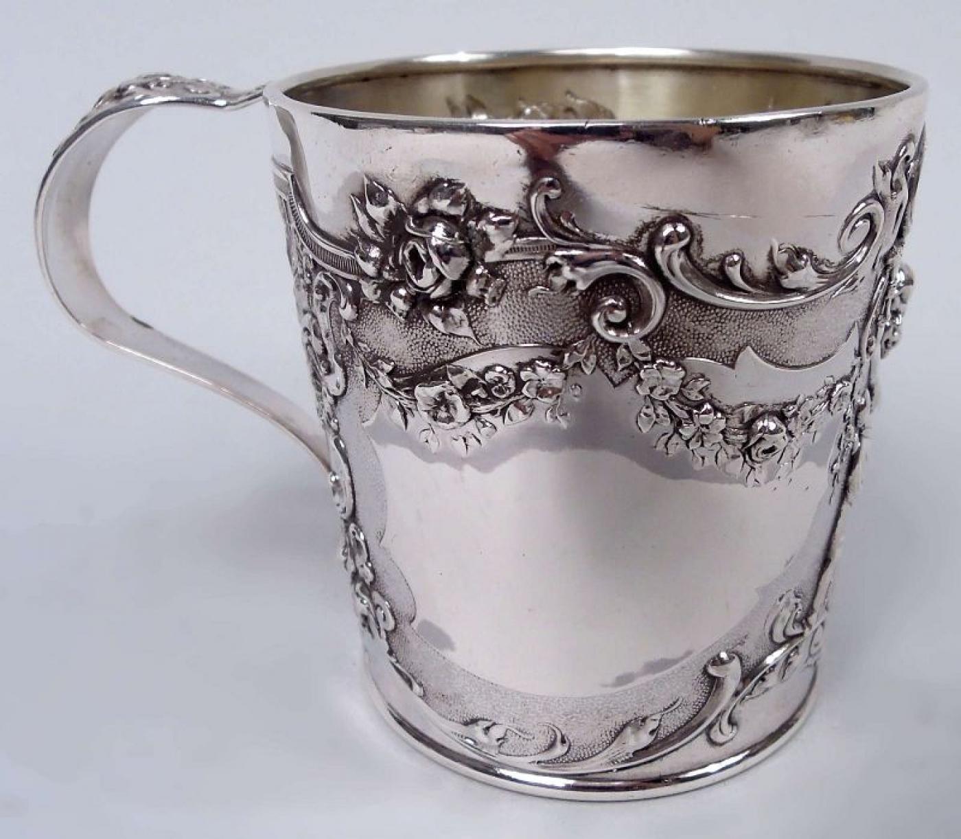 Reed & Barton - Antique Reed & Barton Victorian Rococo Sterling Silver ...
