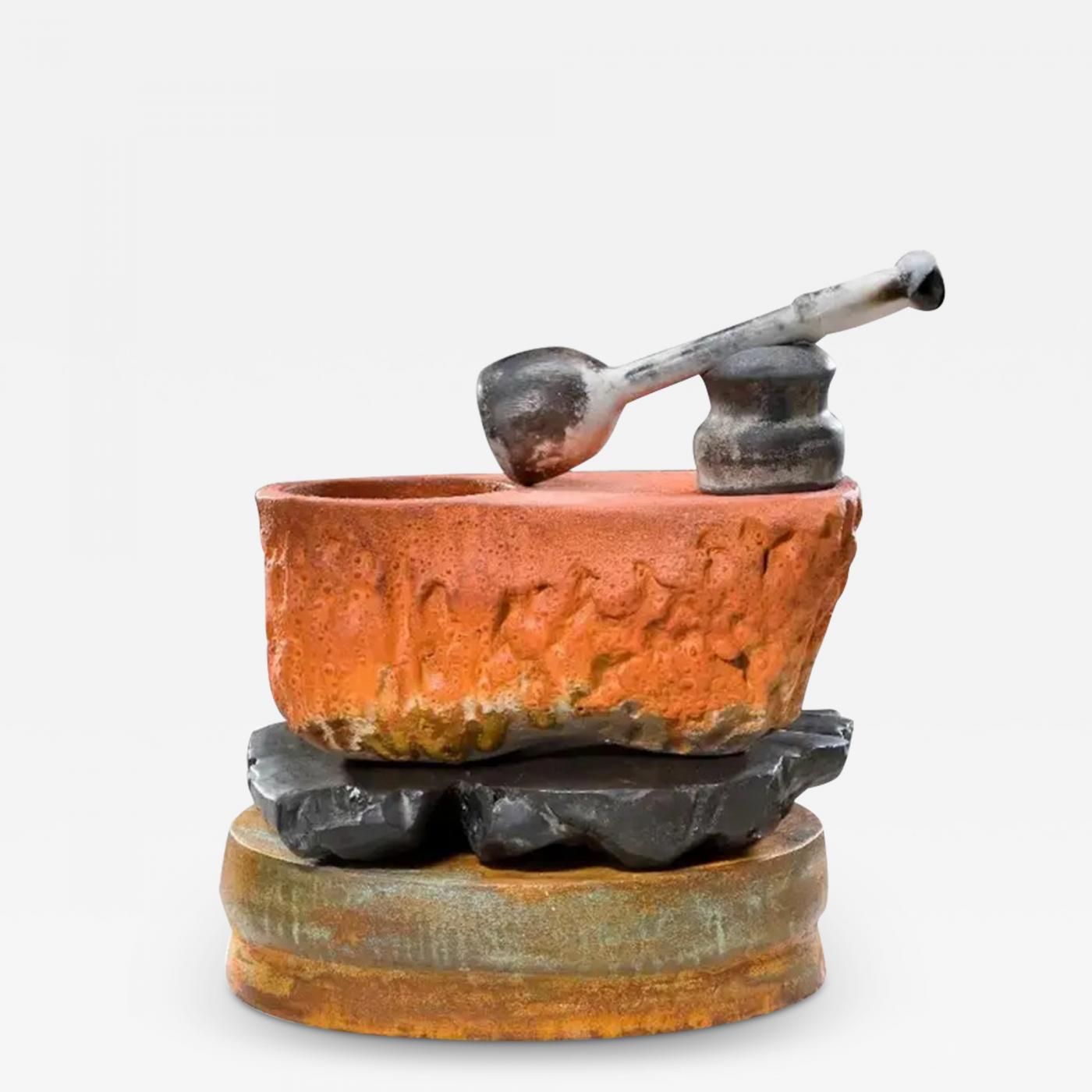 Richard A. Hirsch - Richard Hirsch Ceramic Mortar and Pestle Sculpture ...
