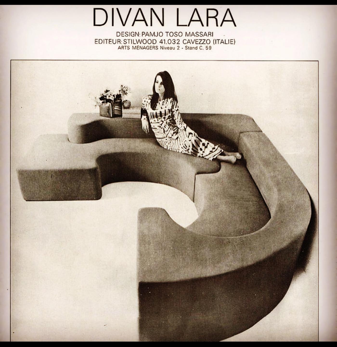 Roberto Pamio, Noti Massari & Renato Toso - Lara sofa