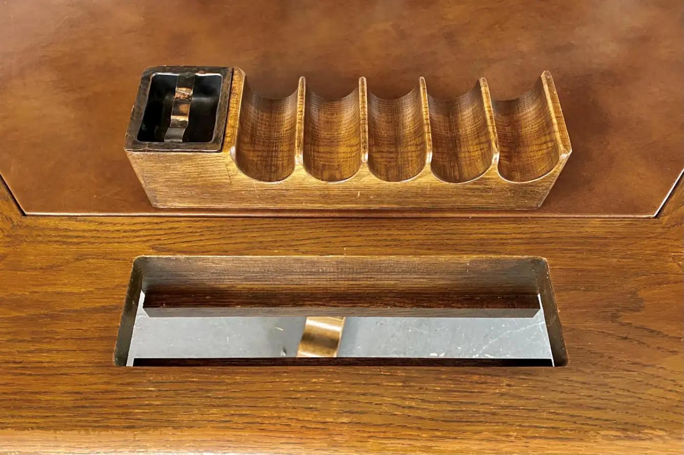 Romweber - Oak Poker Game Table by Romweber