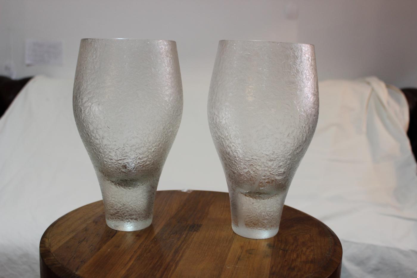 Rosenthal - 1960's Rosenthal Modern Glass Vases