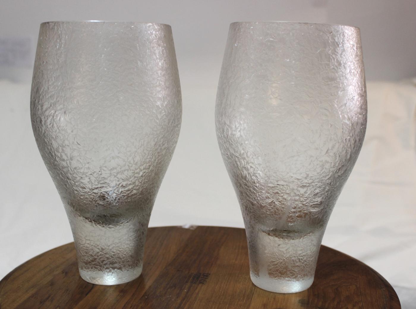 Rosenthal - 1960's Rosenthal Modern Glass Vases