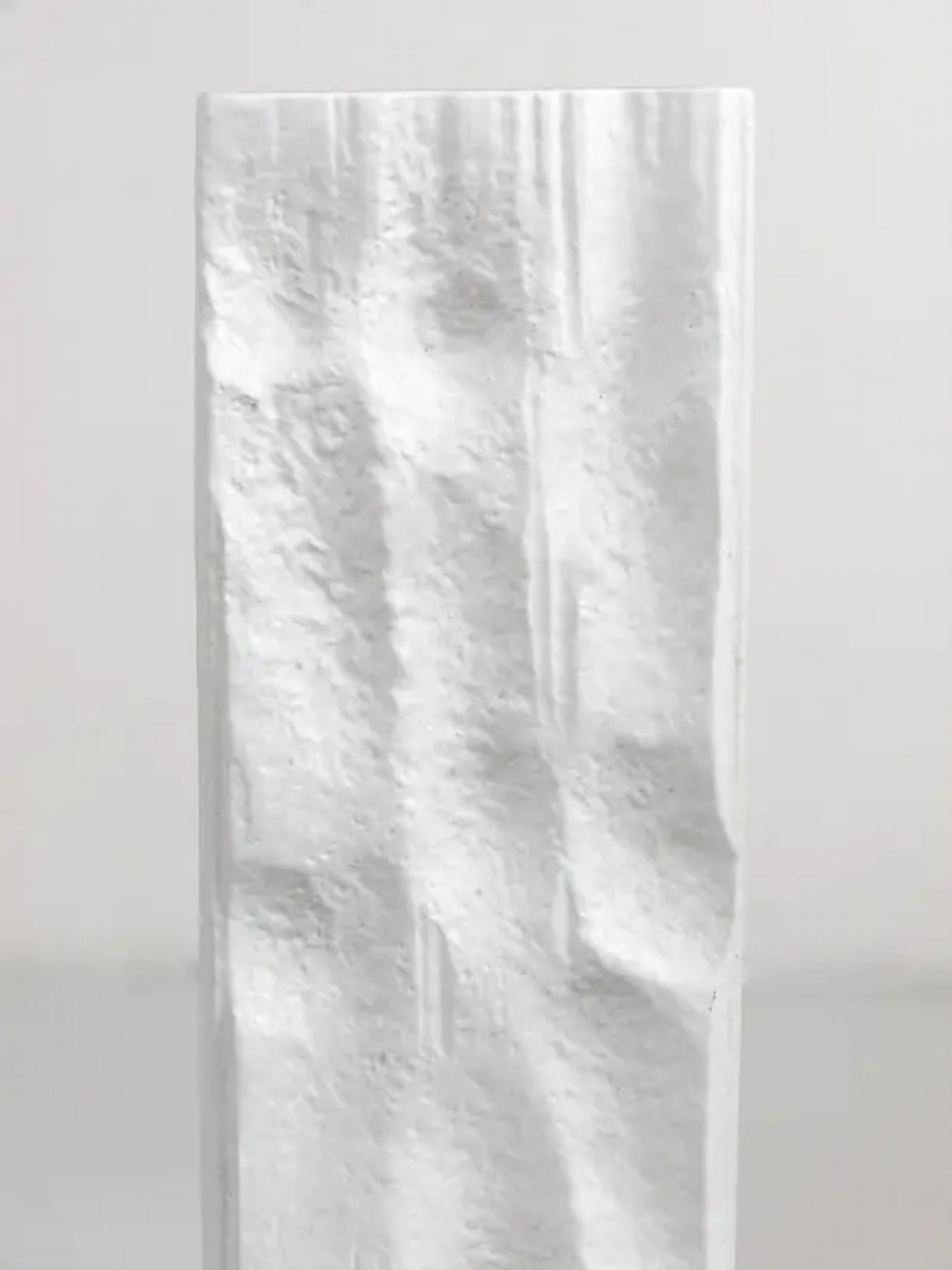 Rosenthal Netter - Huge White Relief Op Art Porcelain Vase, Martin ...