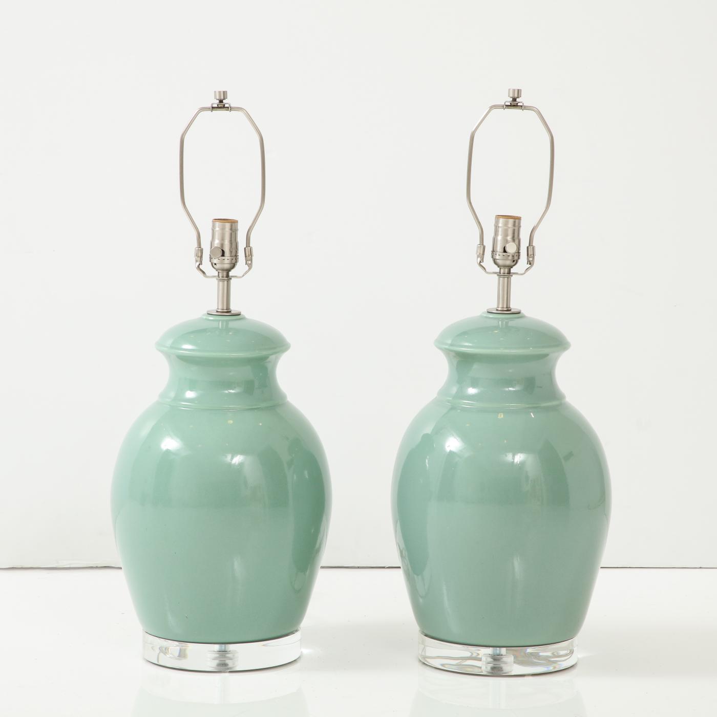 Royal Haeger - Royal Haeger Turquoise Ceramic Lamps