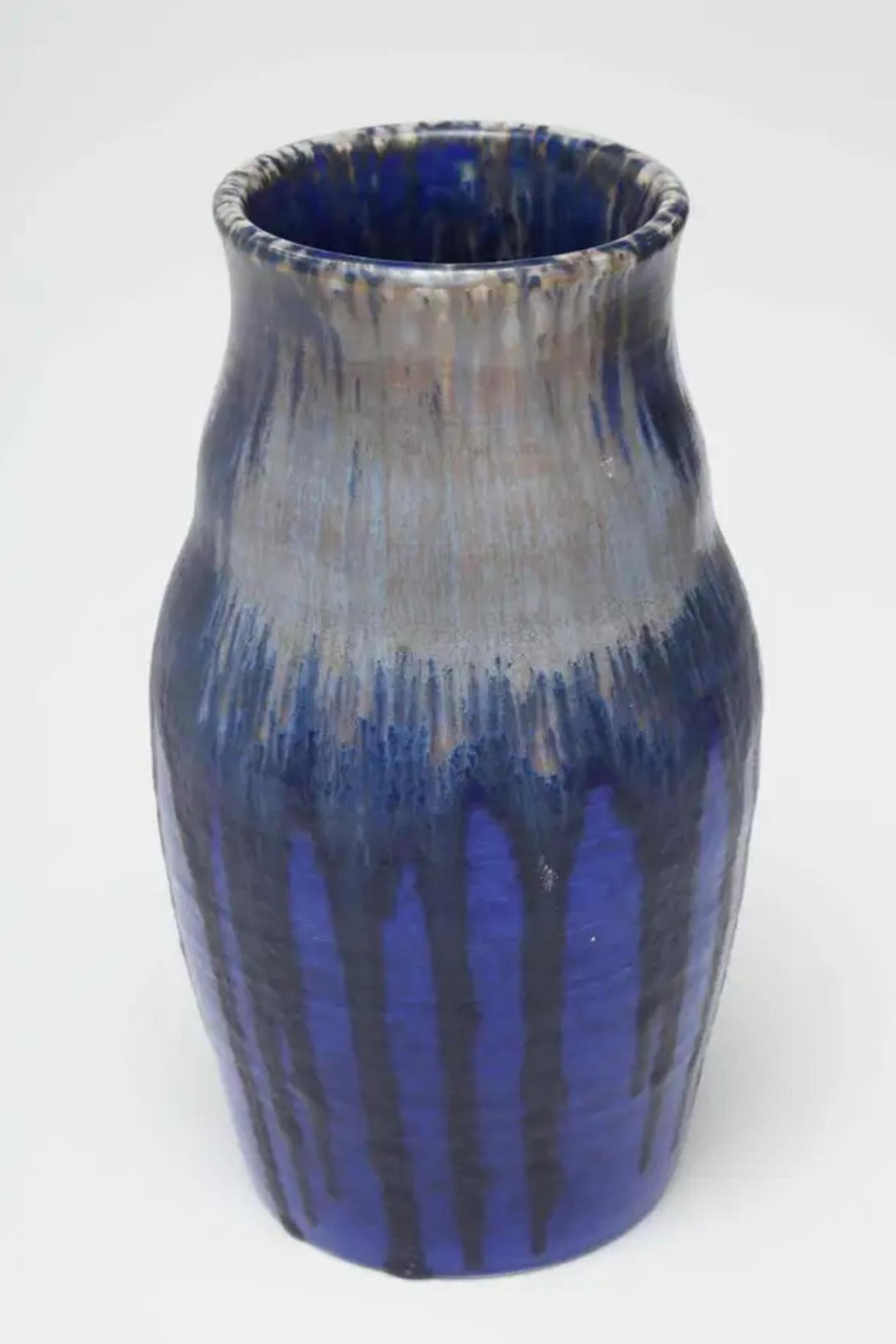 Ruskin Pottery - Ruskin Pottery Ceramic Vase, Glazed Stoneware, 1927