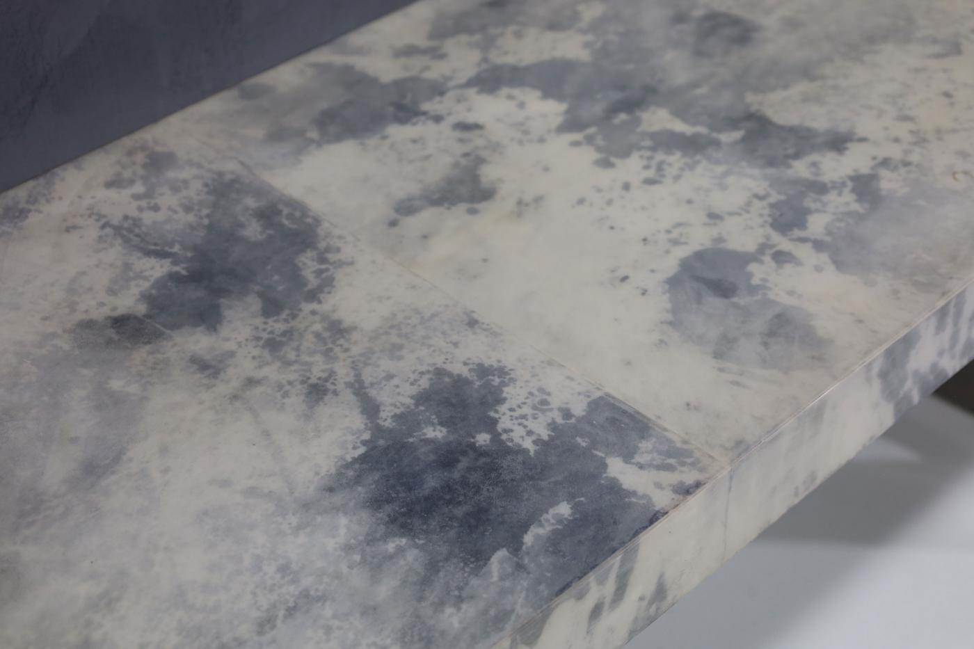 Scala Luxury - Scala Luxury Console with Goatskin Top Scala Luxury - Scala Luxury Console with Goatskin Top
