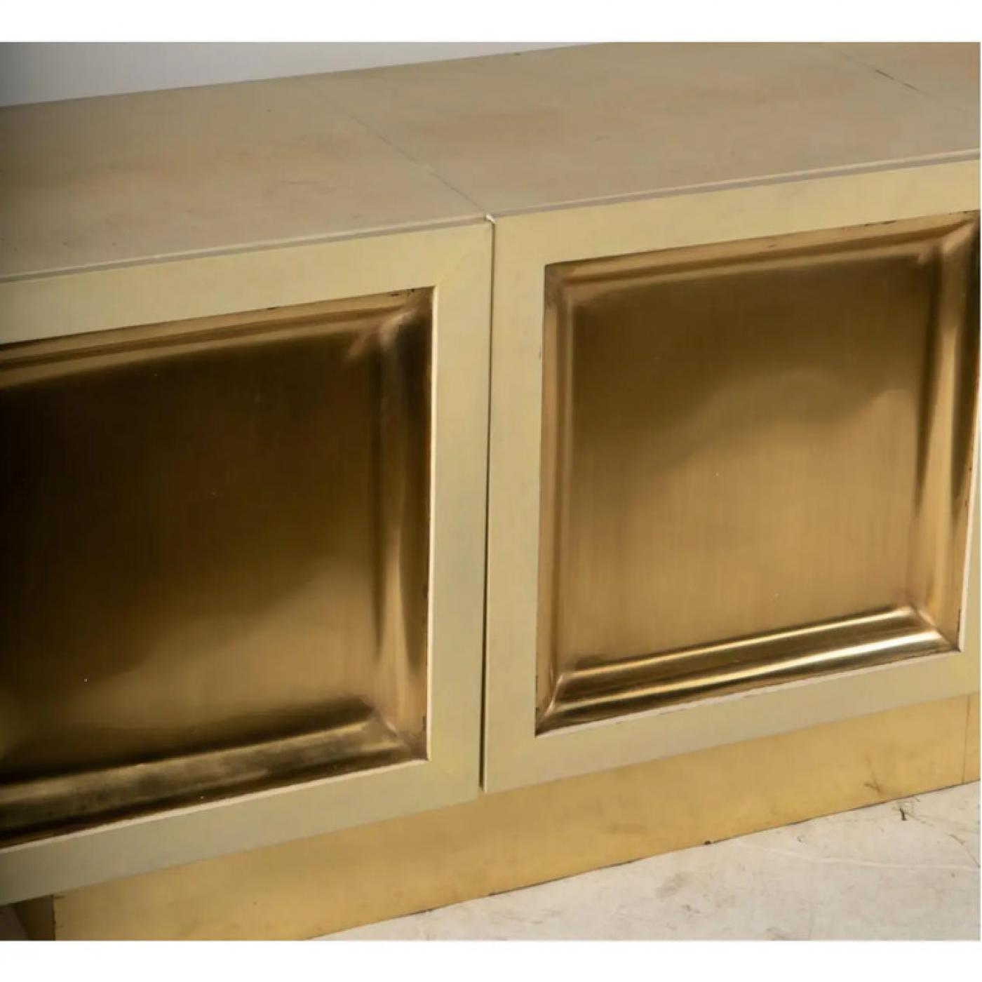 Scala Luxury - Scala Luxury Modern Goatskin Lacquered & Brass Scala Luxury - Scala Luxury Modern Goatskin Lacquered & Brass