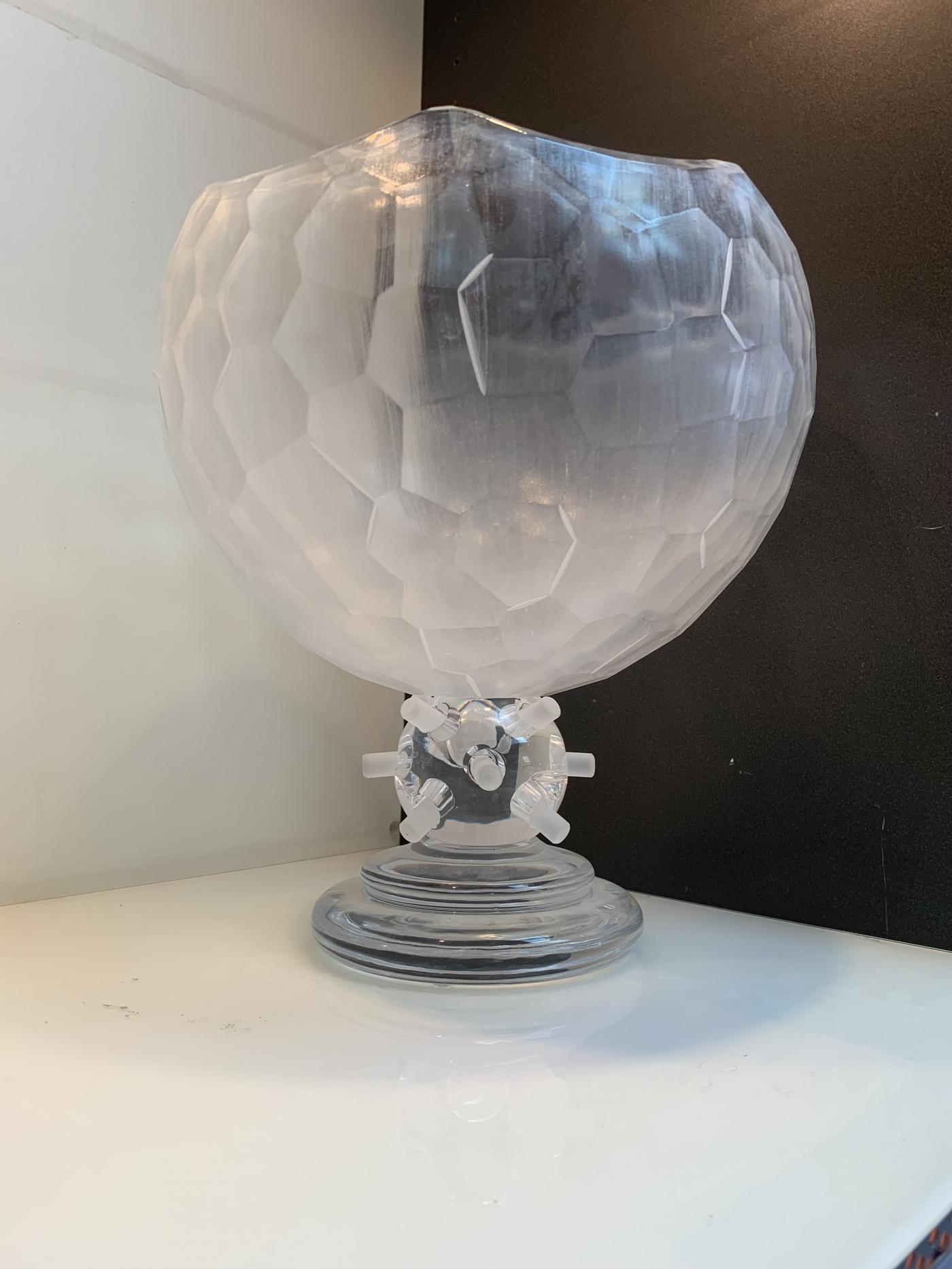 SimoEng - Impressive and rare italian sand cristal handmade cut