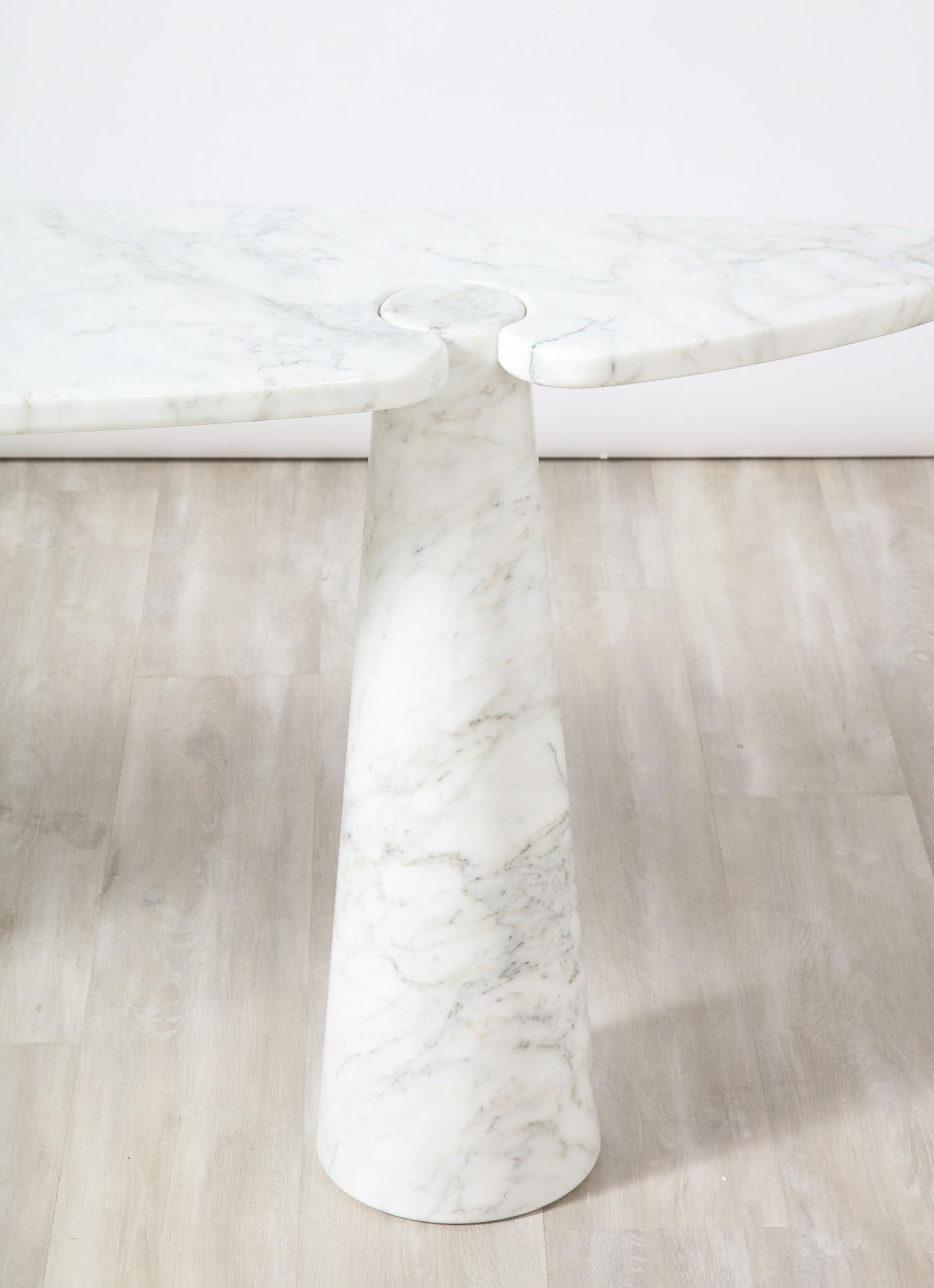Angelo Mangiarotti - Angelo Mangiarotti 'Eros' Carrara Marble Console Table