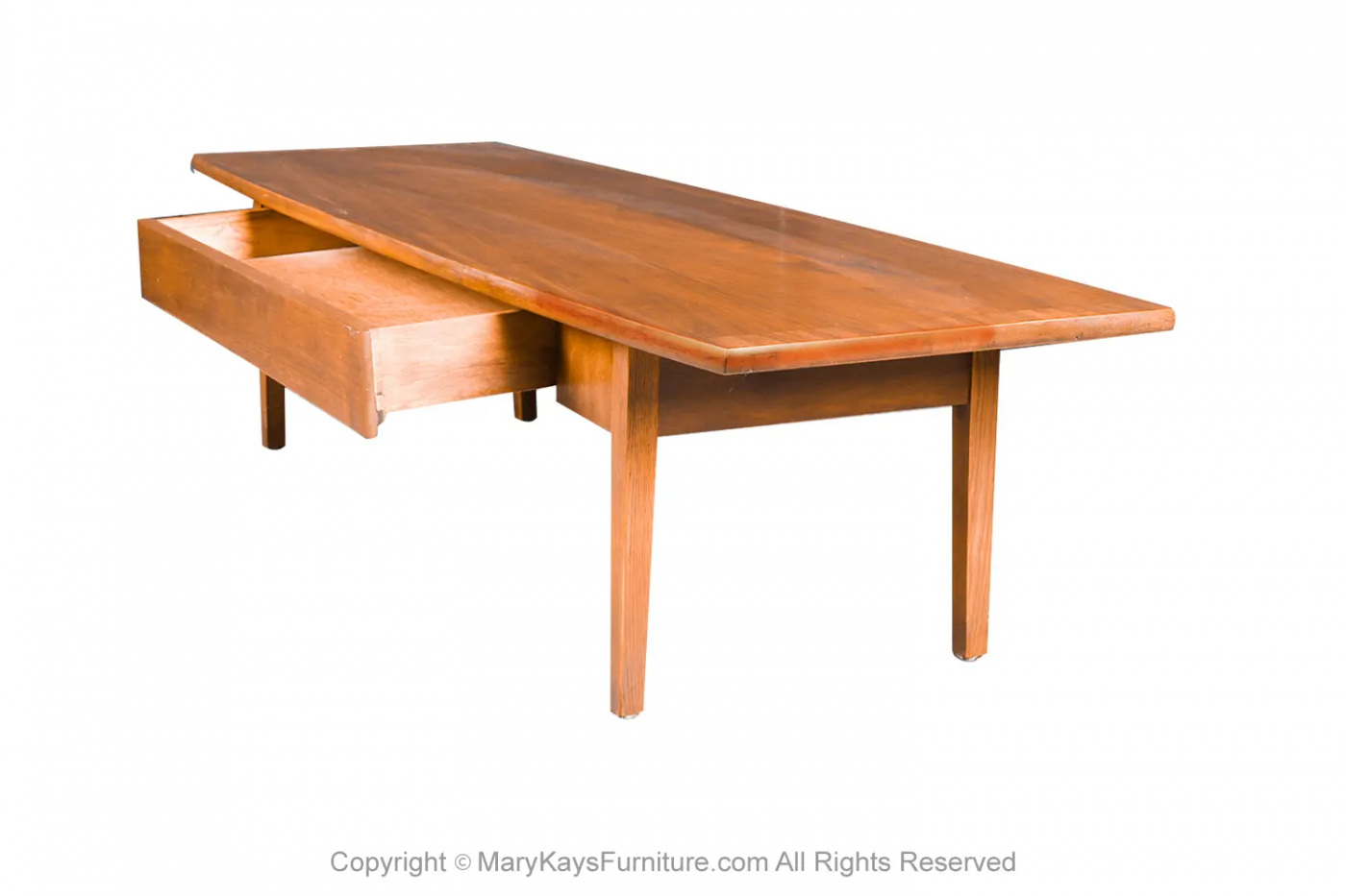 Stanley Furniture - Mid Century Coffee Table with Drawer Stanley Furniture