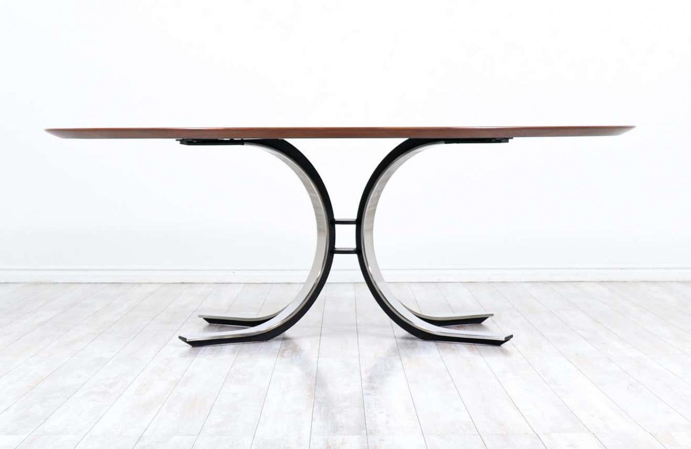 Stow & Davis Furniture Co. - Stow Davis "Starburst" Walnut & Steel ...