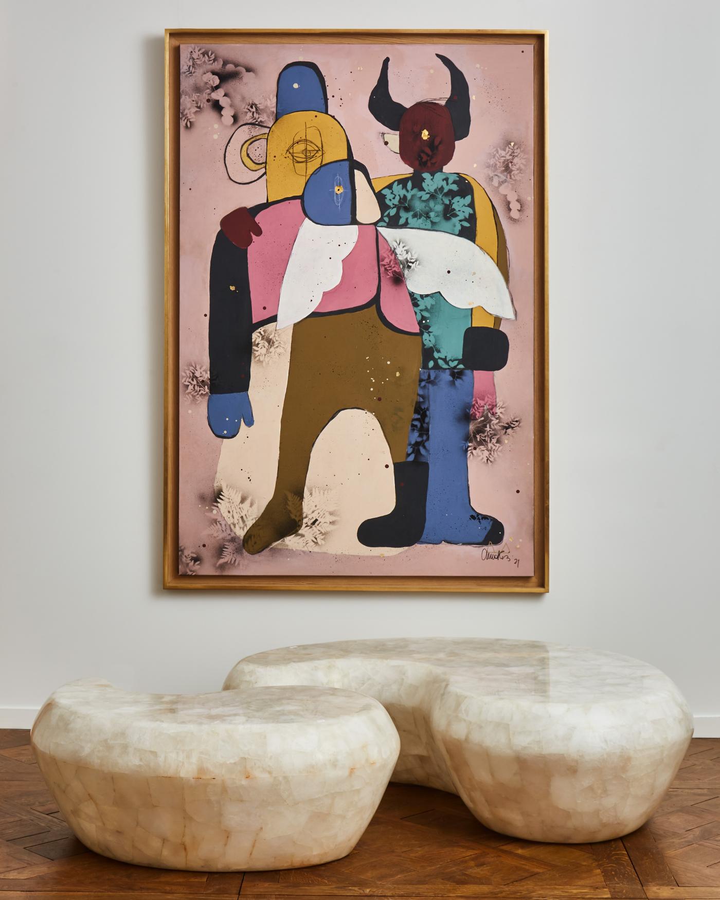 Studio Glustin - "Beans" coffee tables by Galerie Glustin