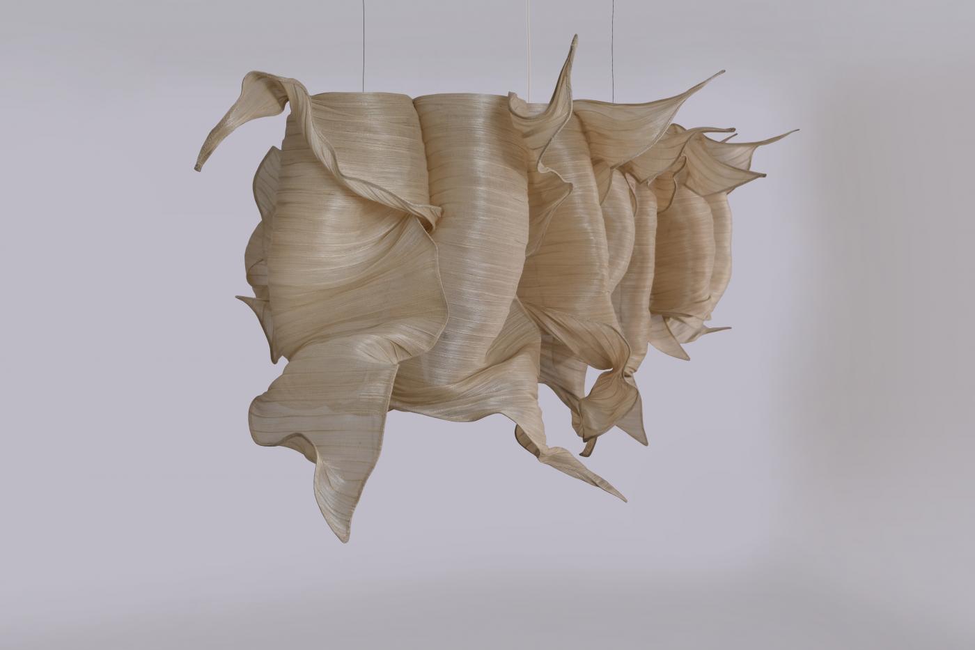 Studio Mirei - Modern Fabric Pendant Light Nebula Grande Rectangular ...