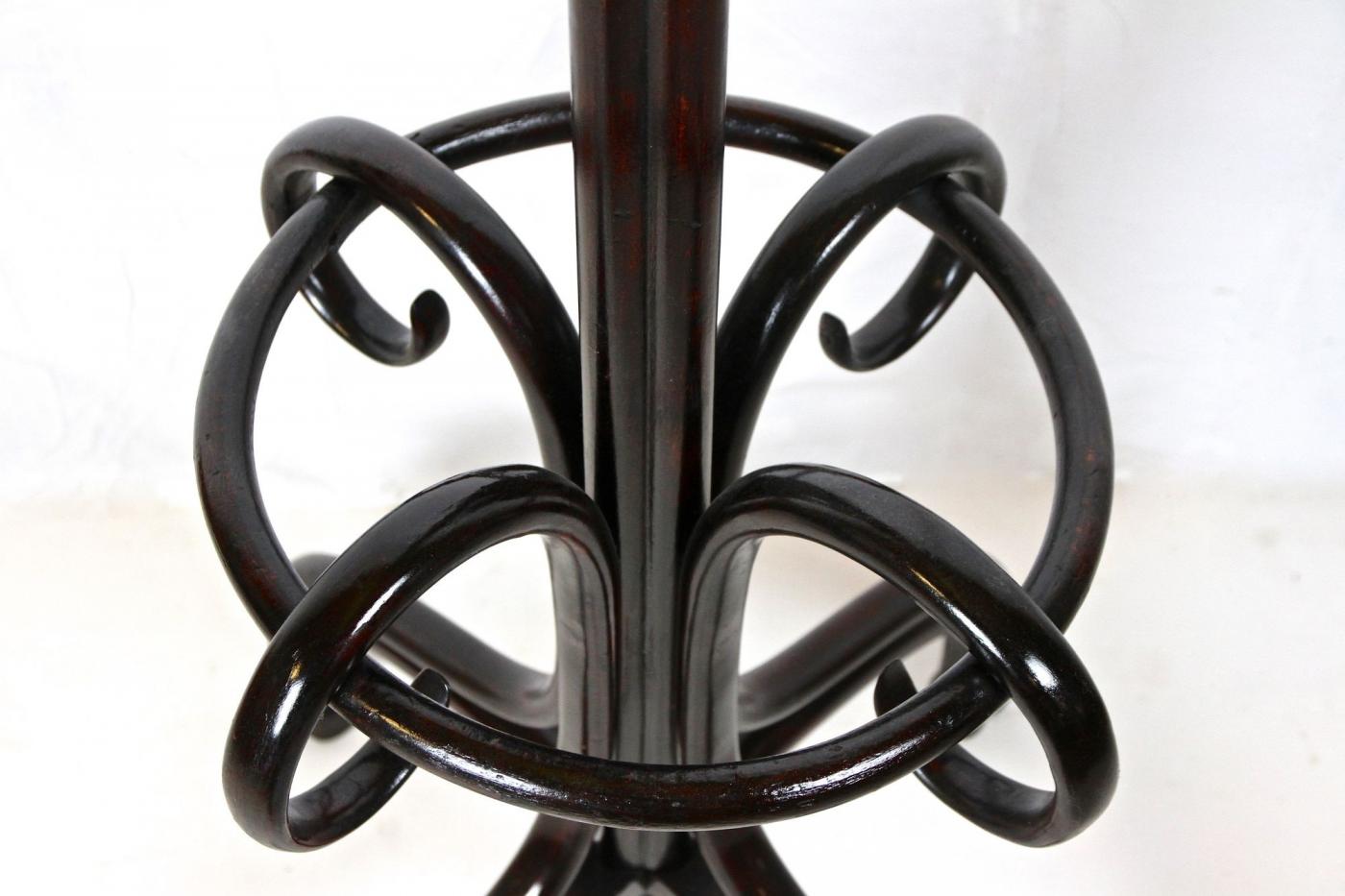 Thonet - Thonet Coat Rack/ Wardrobe Stand Bentwood Polished, Art ...