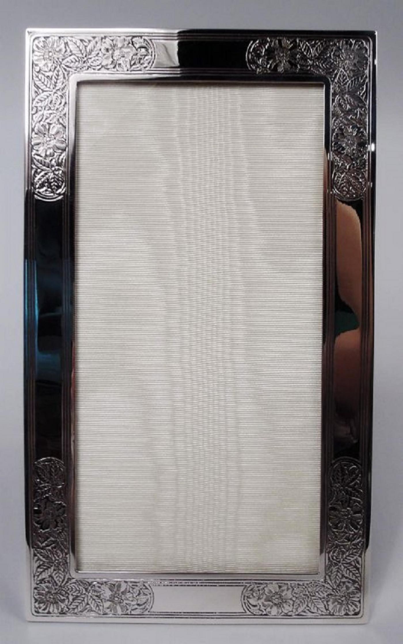 Tiffany & Co. - Pretty Tiffany Art Nouveau Sterling Silver Picture Frame