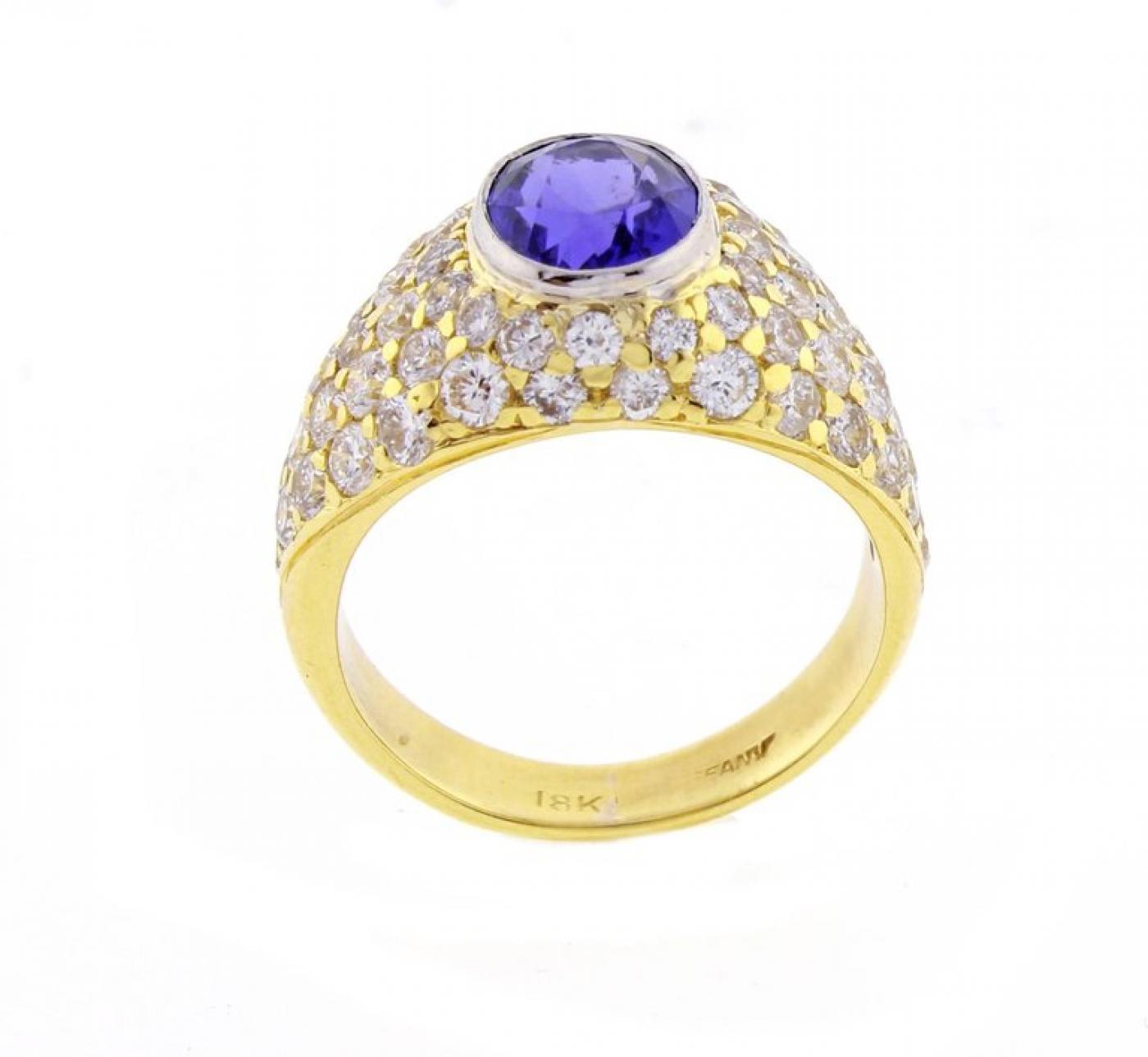 Tiffany & Co. - Tiffany & Co. Tanzanite and Diamond Ring
