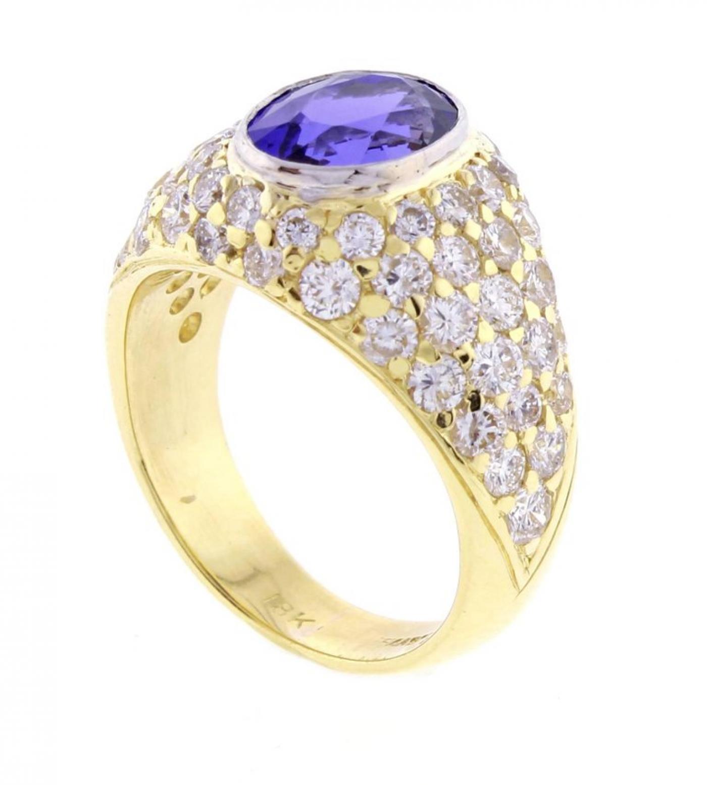 Tiffany & Co. - Tiffany & Co. Tanzanite and Diamond Ring