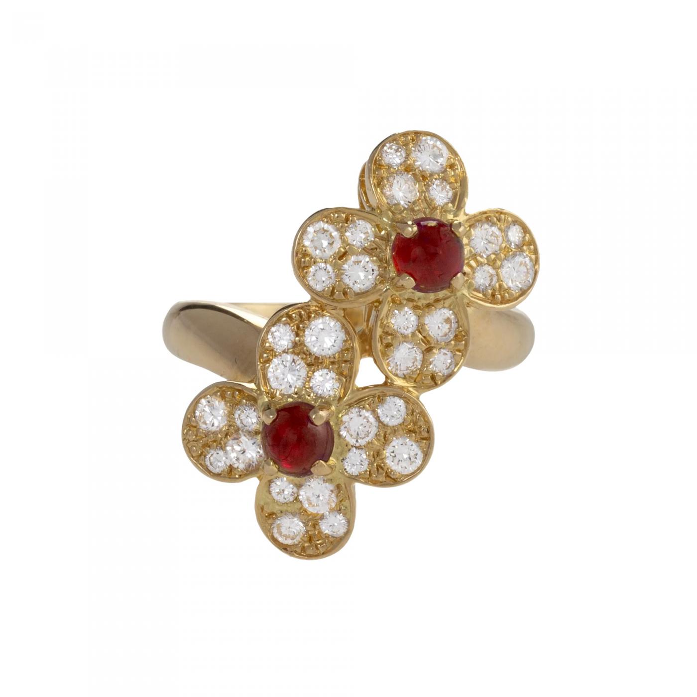 Van Cleef & Arpels - Van Cleef & Arpels Contemporary Ruby and Diamond ...
