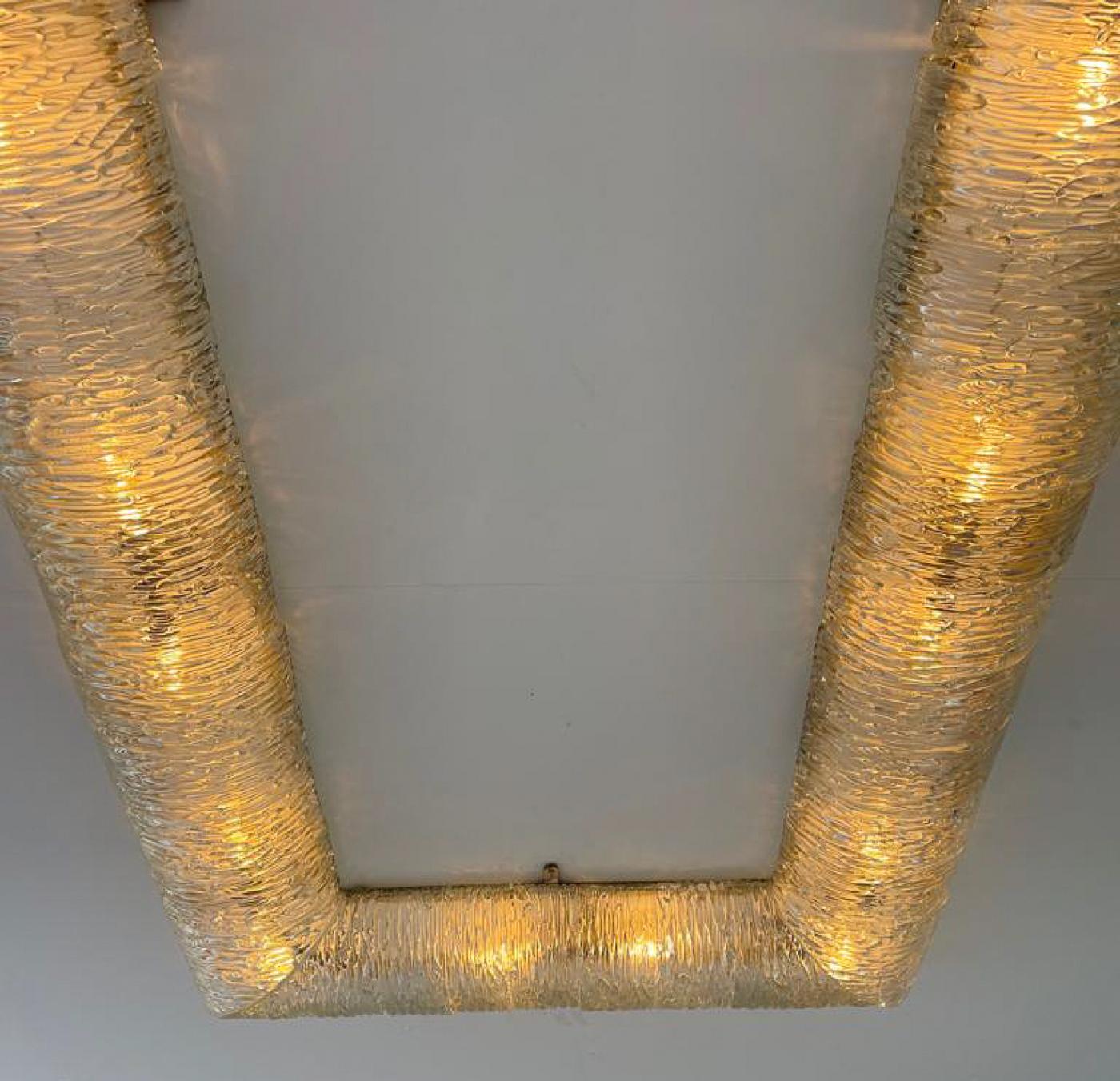 Venini - Large Mid Century Ceiling Light by Venini