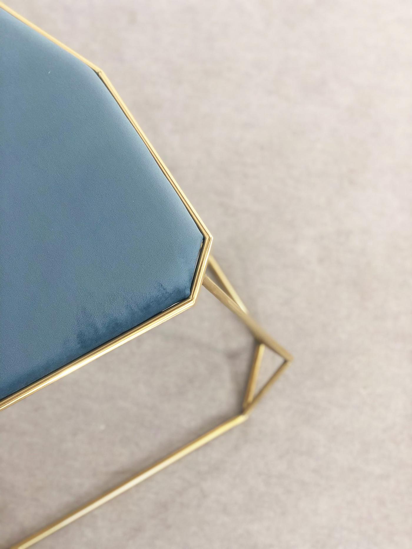 Vintage Domus Collection - Brass Stool design by Vintage Domus luxury ...