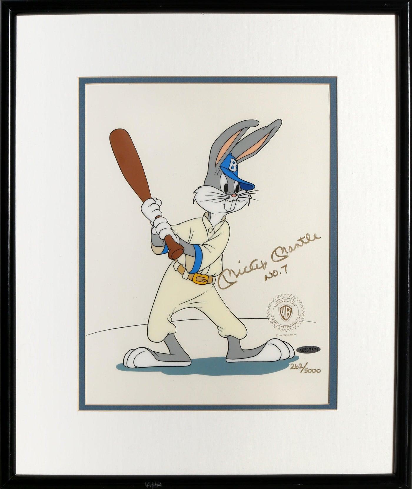 Warner Bros. Cartoons - Baseball Bugs with Mickey Mantle Autograph