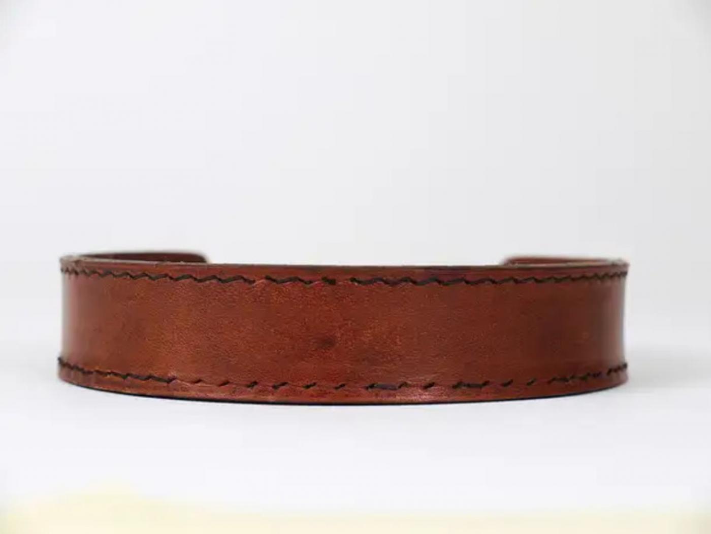 Werkstätte Carl Auböck - Midcentury Carl Auböck Brown Tan Leather Note ...