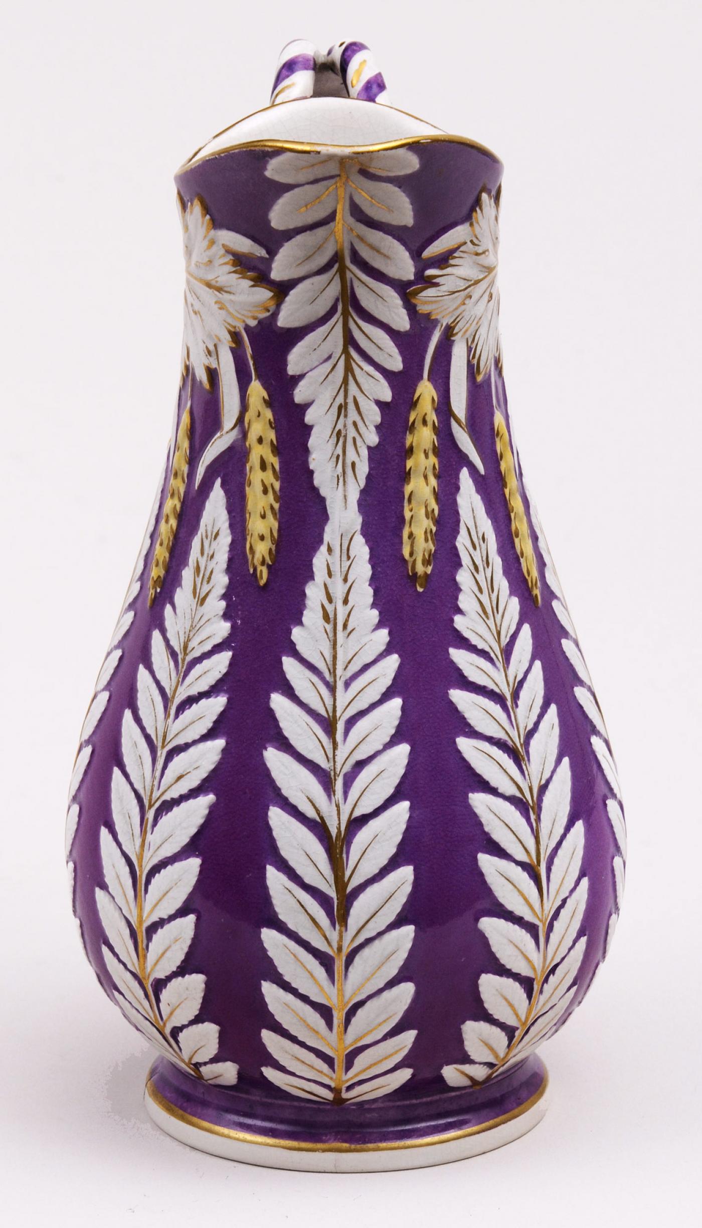 William Brownfield & Sons - Brownfield Pottery Fuschia Jug, 1859