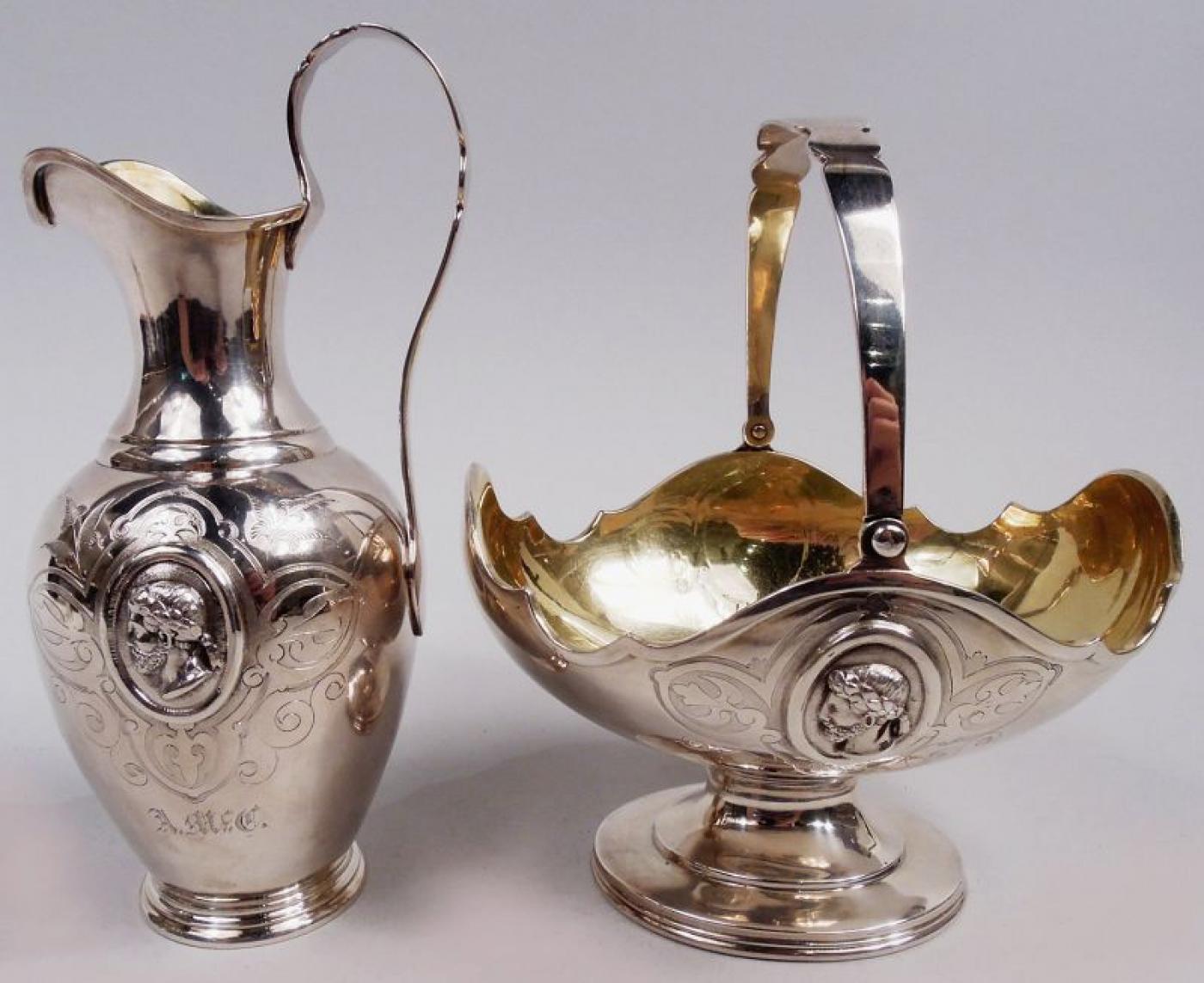 William Gale & Son - William Gale Medallion New York Classical Creamer ...