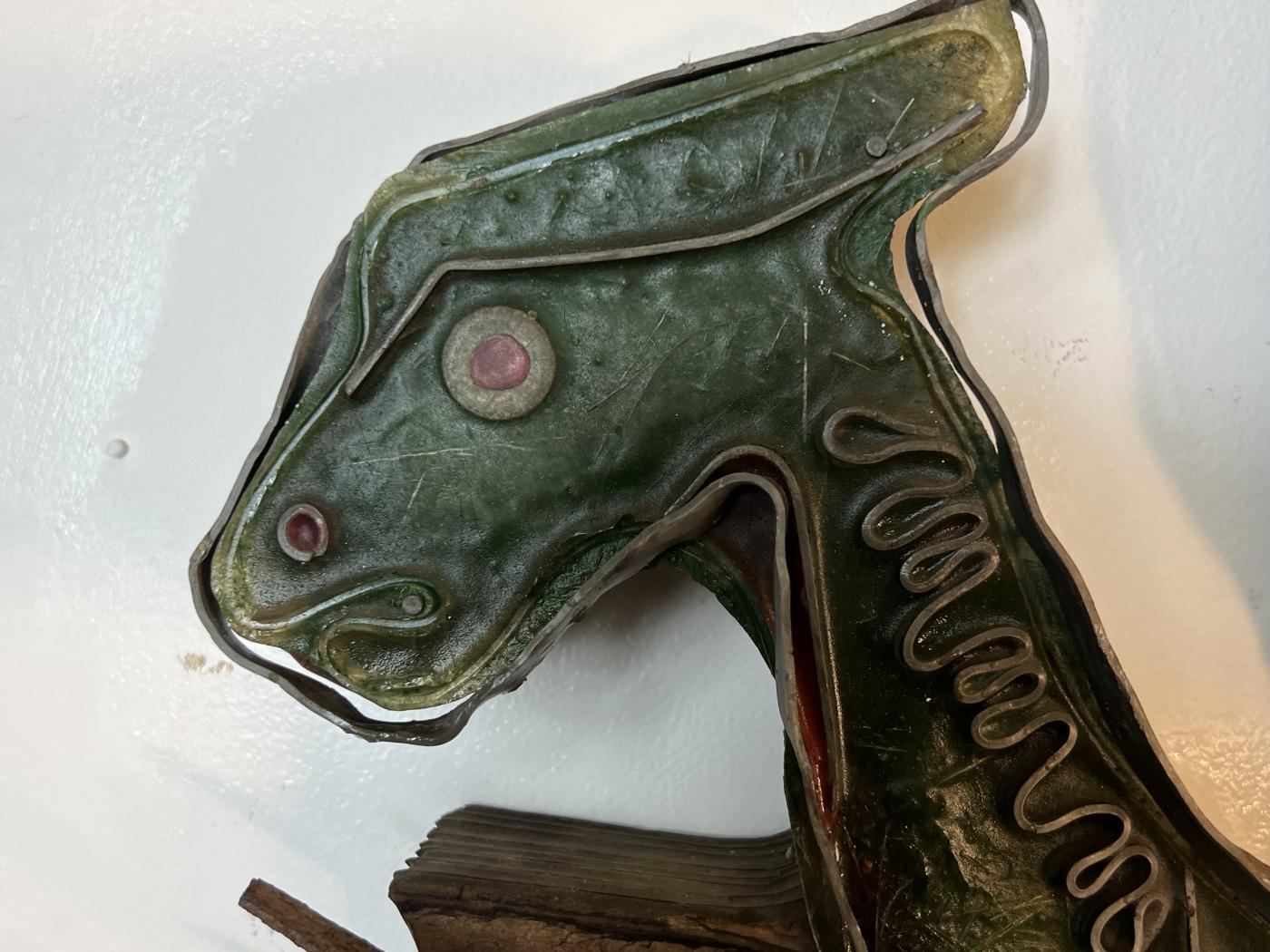 Witco - UNIQUE MID CENTURY RESIN AND WOOD VIKING SHIP WALL SCULPTURE BY ...