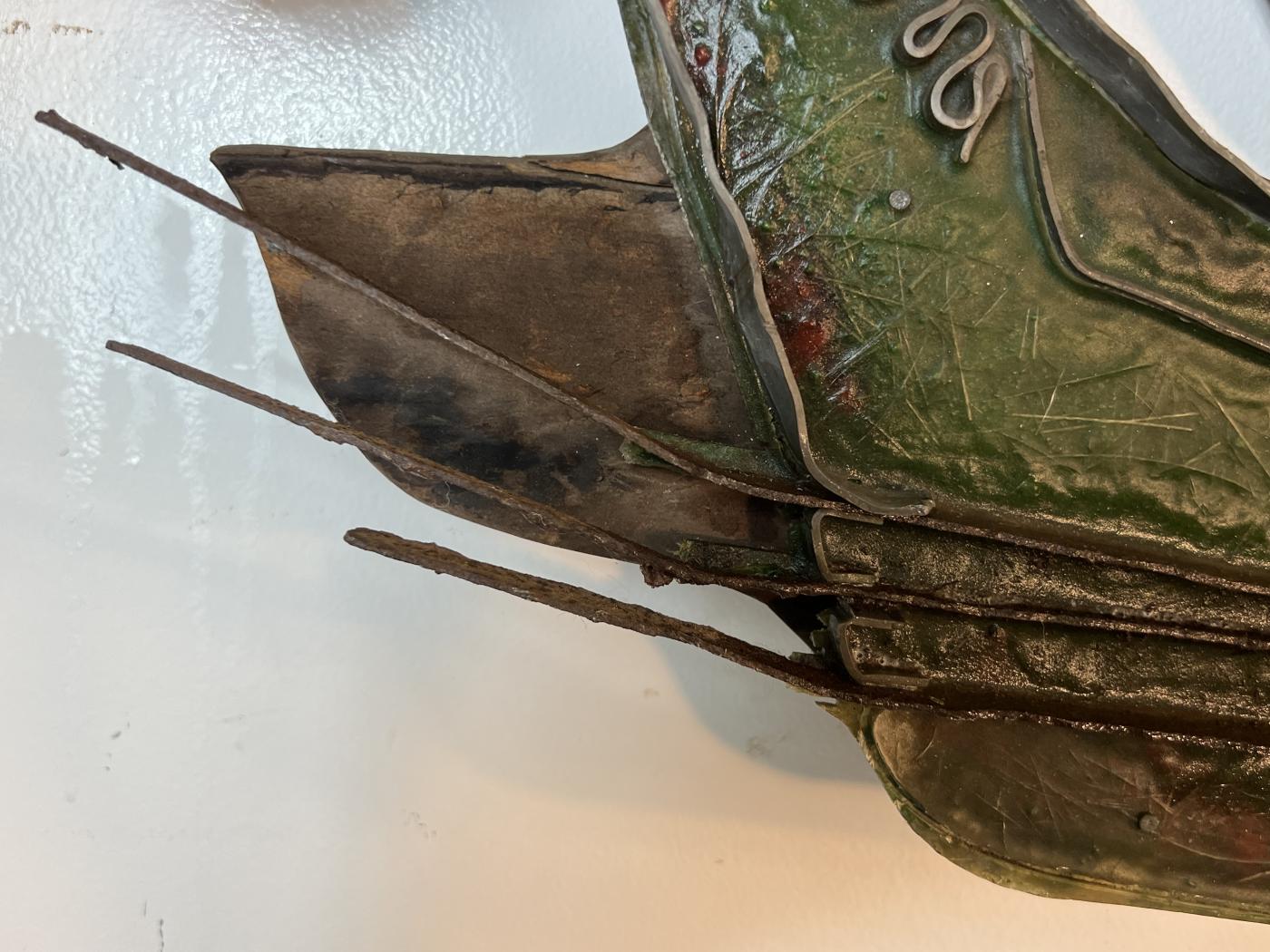 Witco - UNIQUE MID CENTURY RESIN AND WOOD VIKING SHIP WALL SCULPTURE BY ...