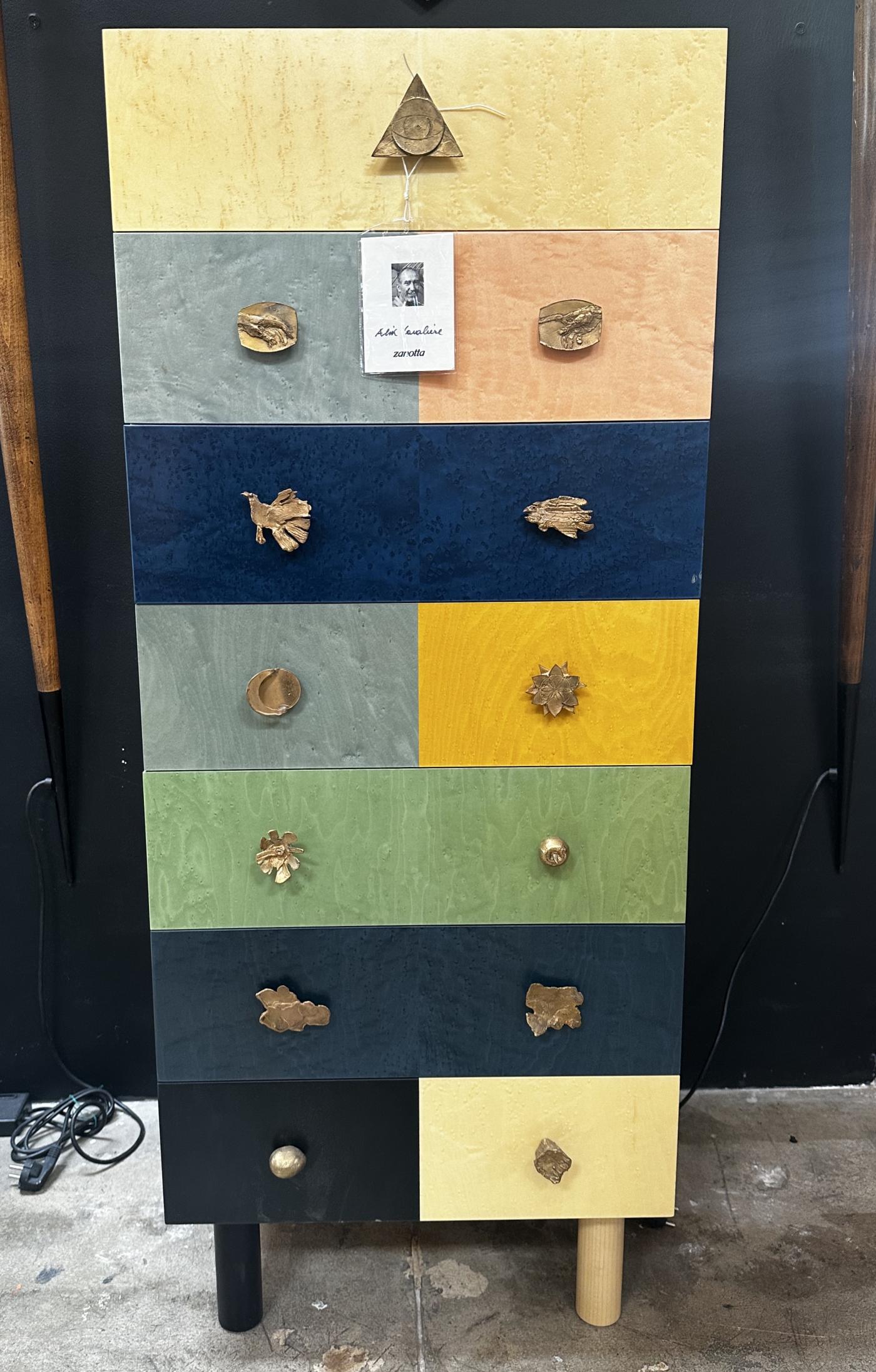 Zanotta - Zanotta Edizioni Genesio Chest of Drawers in Veneered Wood by ...