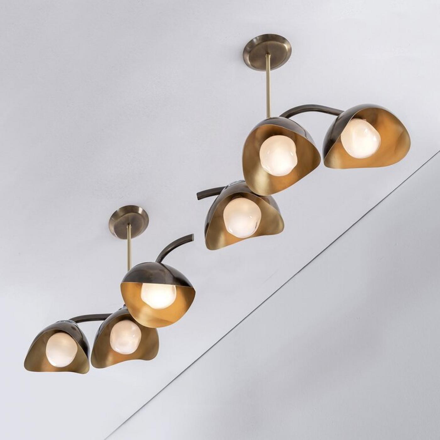 Gaspare Asaro - Serpente Tre Ceiling Light by Gaspare Asaro