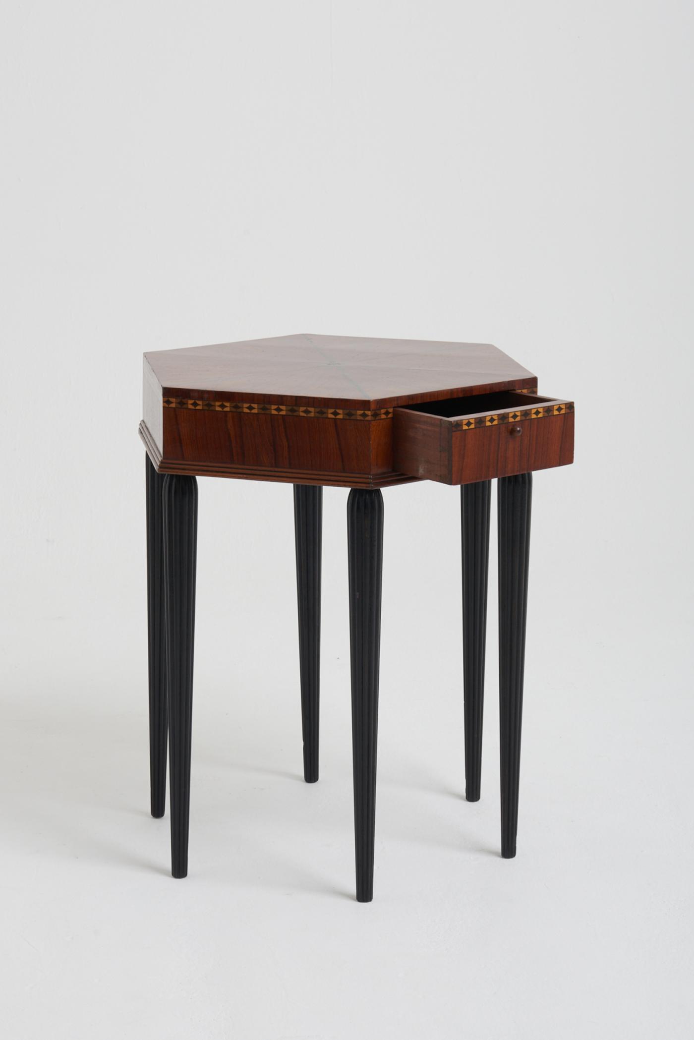 Émile-Jacques Ruhlmann - Art Deco Hexagonal Table