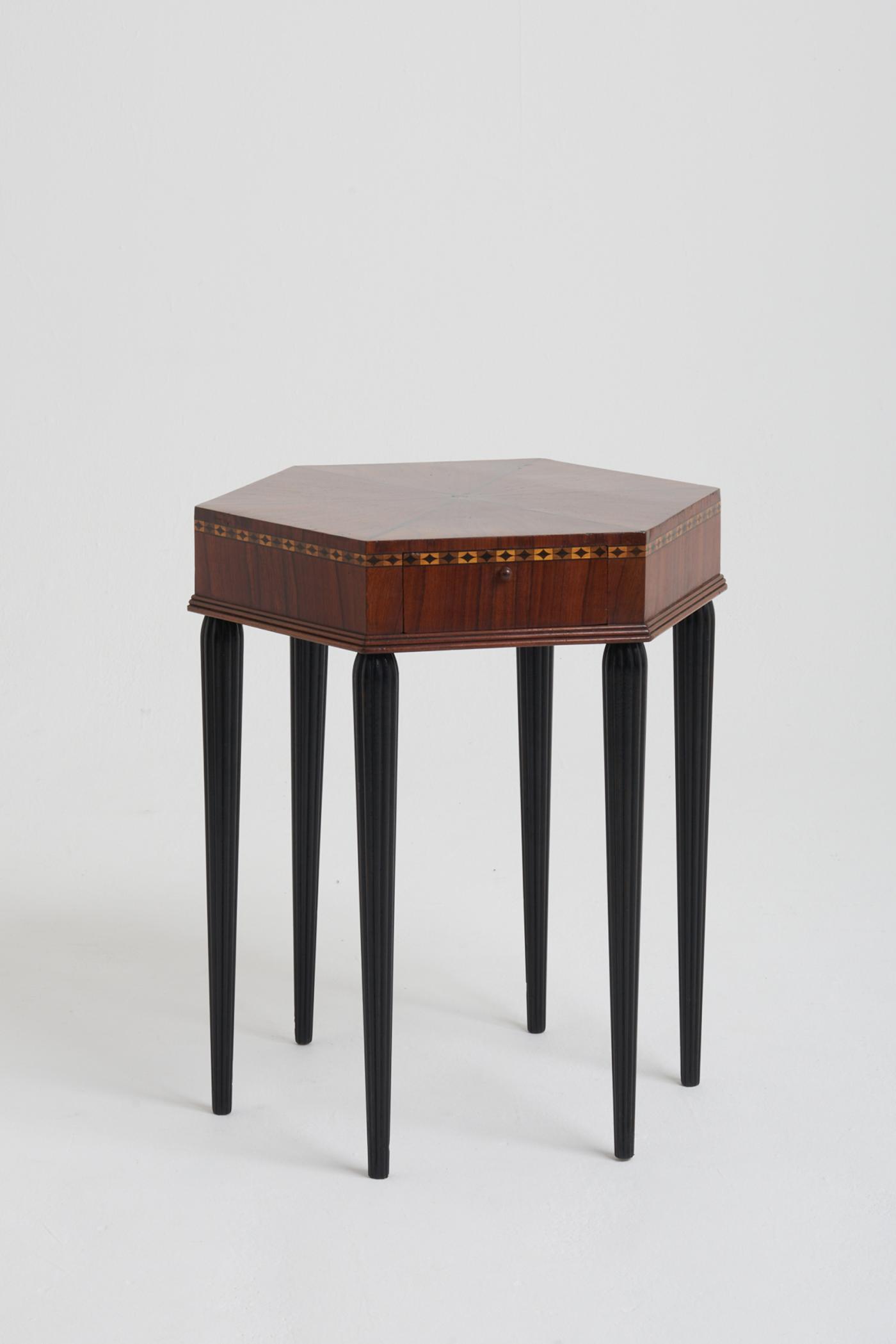 Émile-Jacques Ruhlmann - Art Deco Hexagonal Table