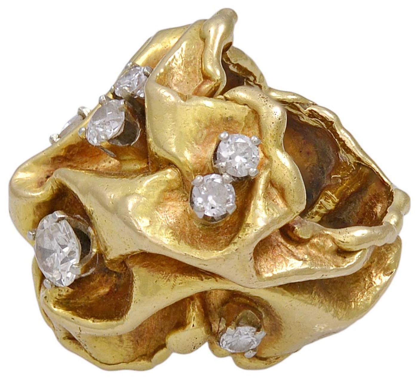 Gilbert Albert - Diamond and Gold Ring, Gilbert Albert