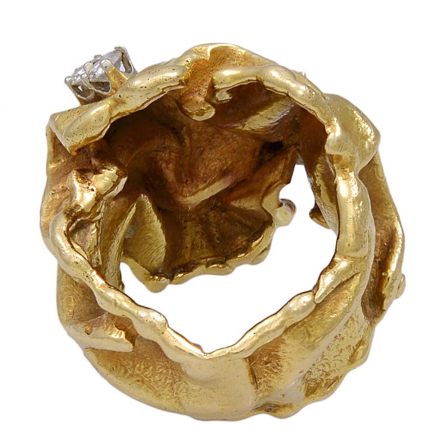 Gilbert Albert - Diamond and Gold Ring, Gilbert Albert