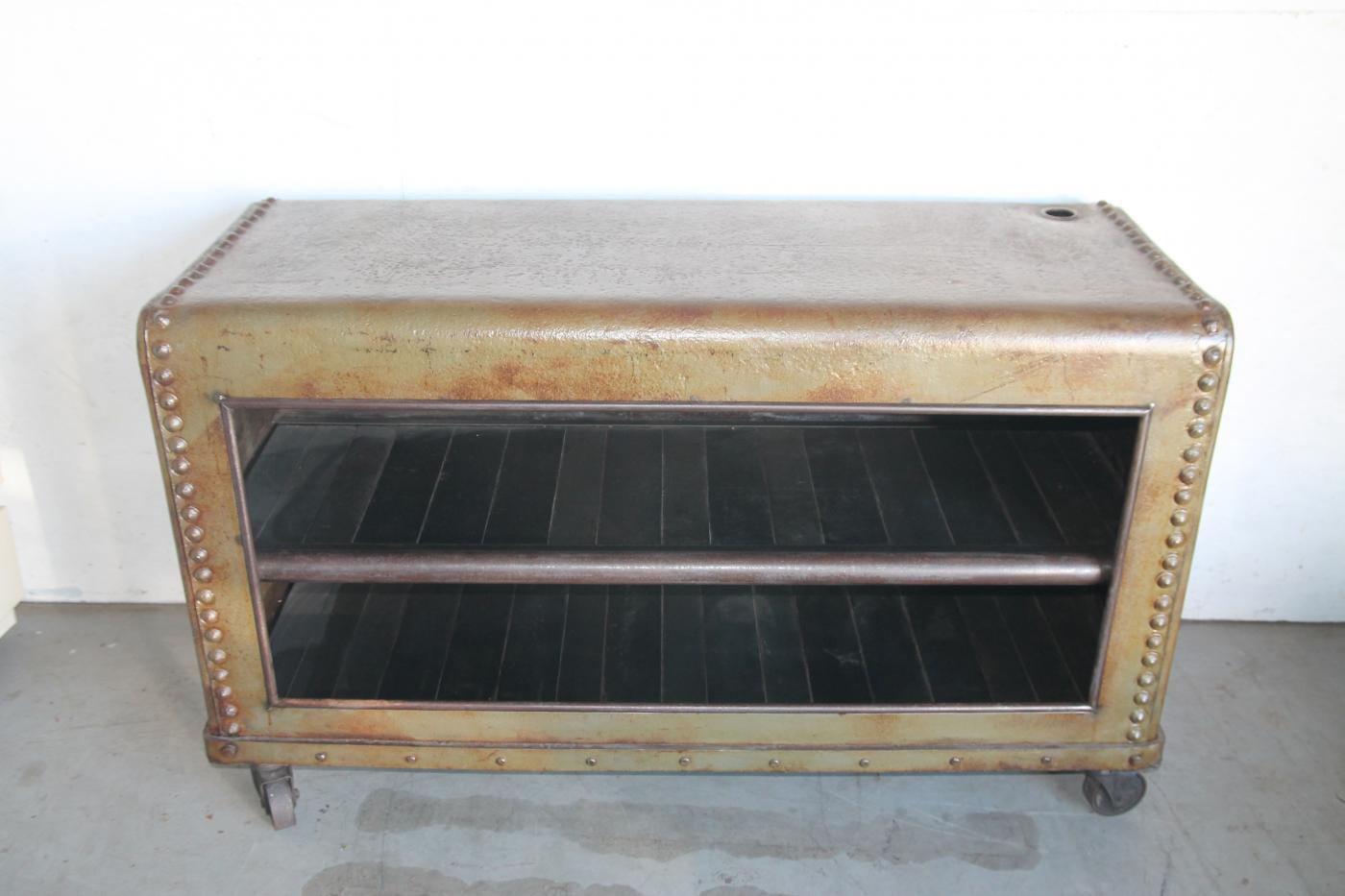 150 Year Old Water Tank that was converted into a Credenza