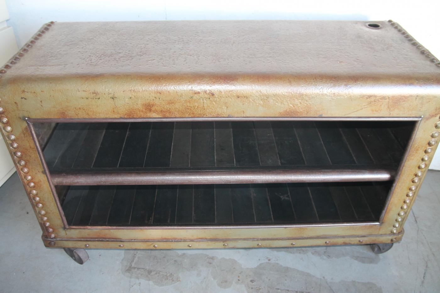 150 Year Old Water Tank that was converted into a Credenza