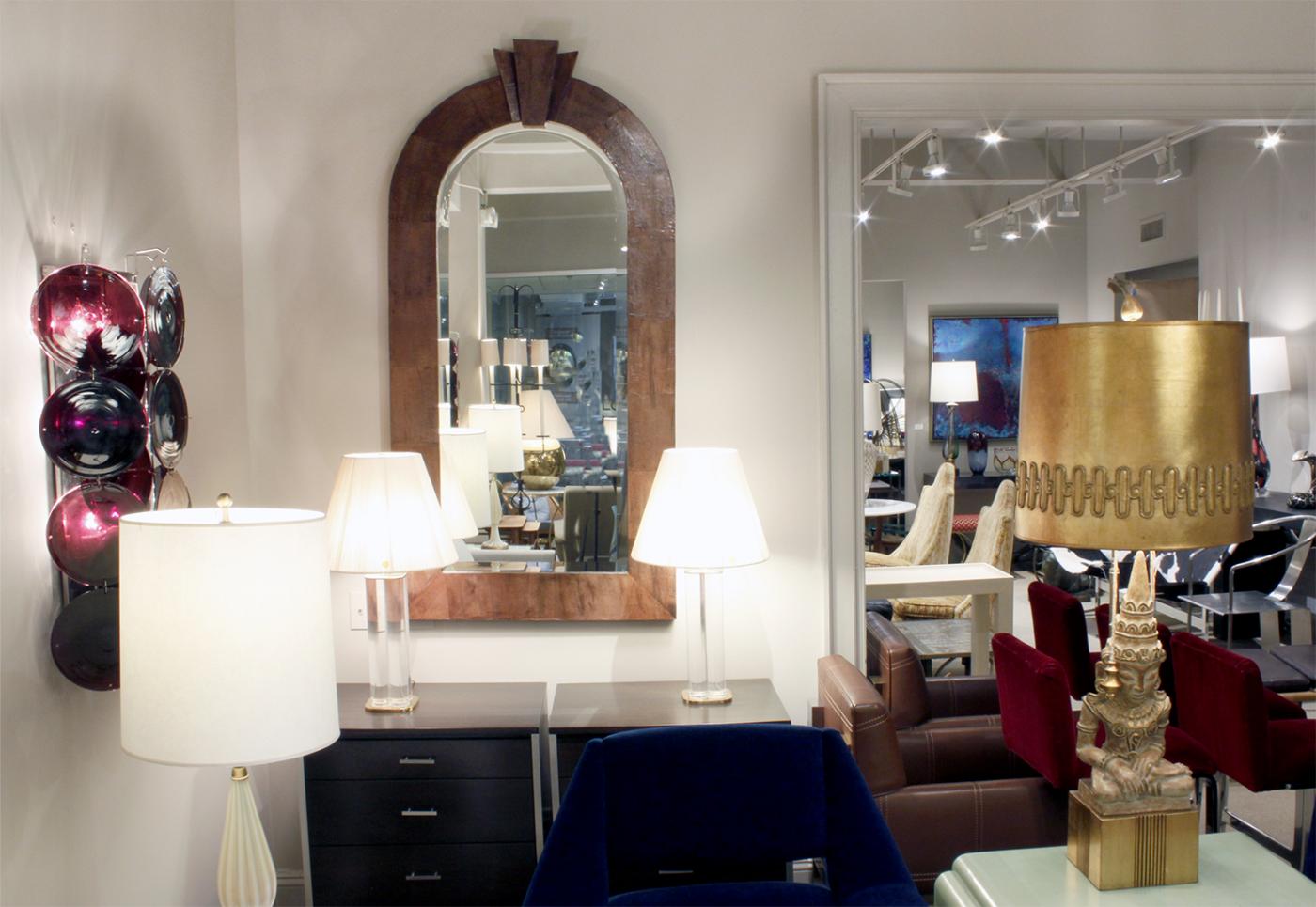 Karl Springer - Rare and Exceptional Lizard Mirror by Karl Springer