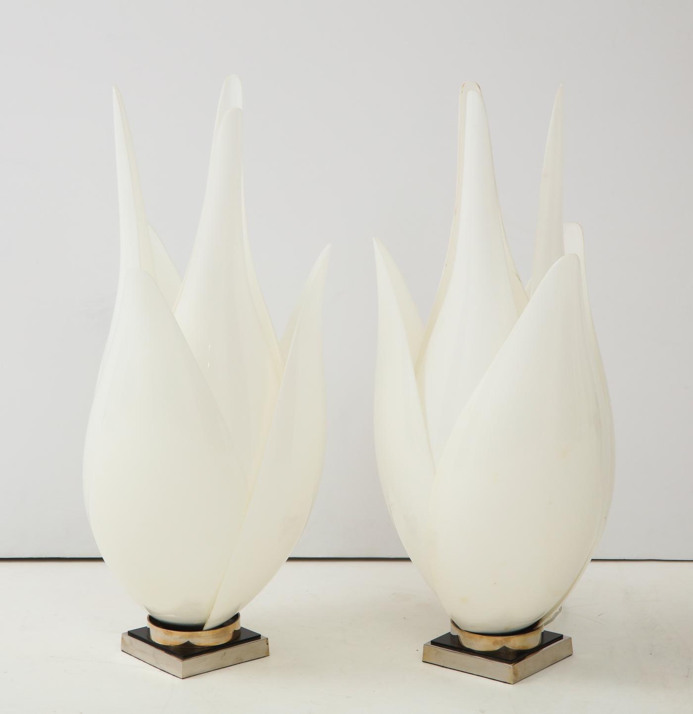 Roger Rougier - 1970's Mid-Century Modern Table Lamps By Roger Rougier
