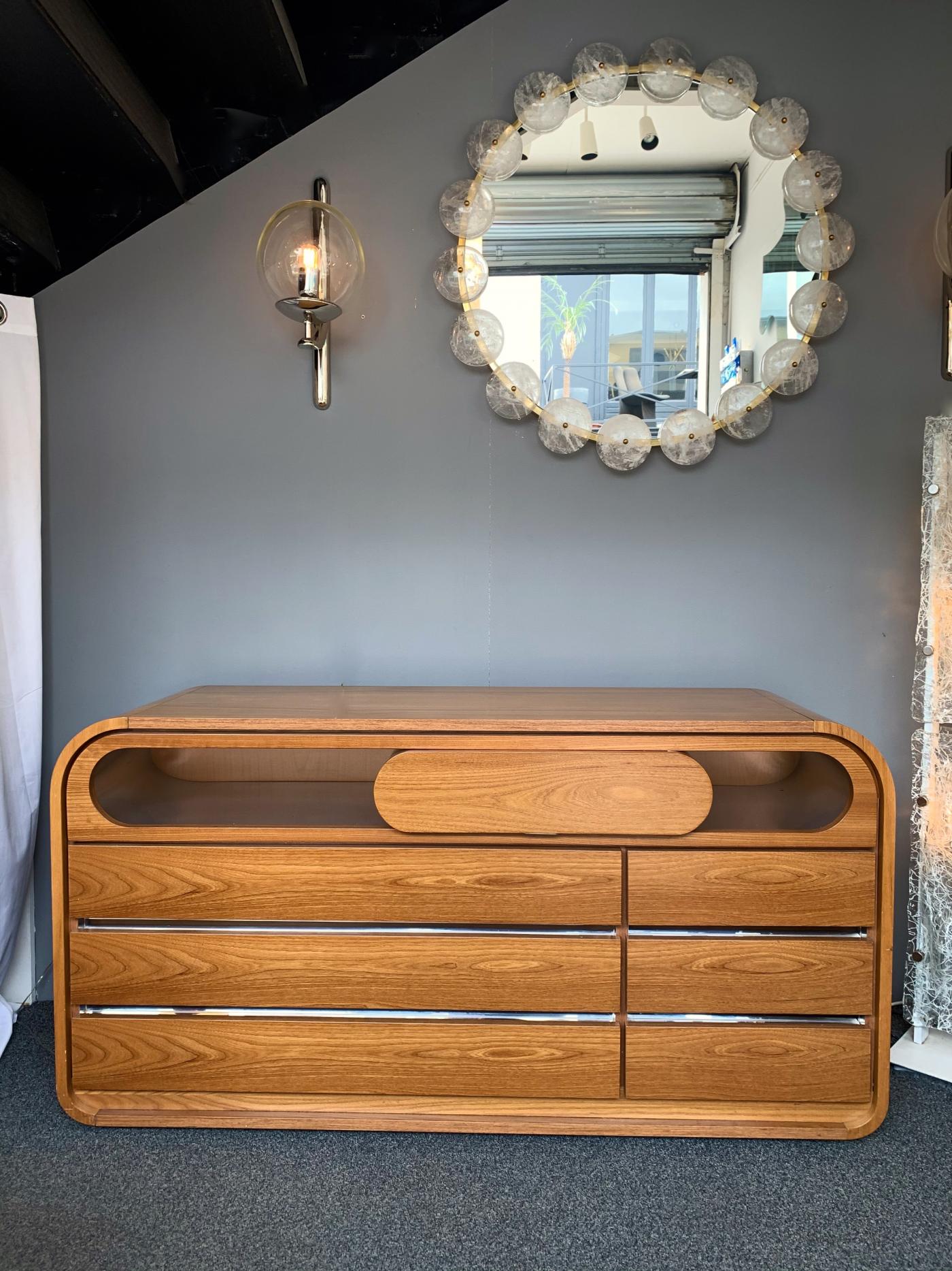 Mario Sabot - Chest of Drawers Wood and Stainless Steel by Mario Sabot ...