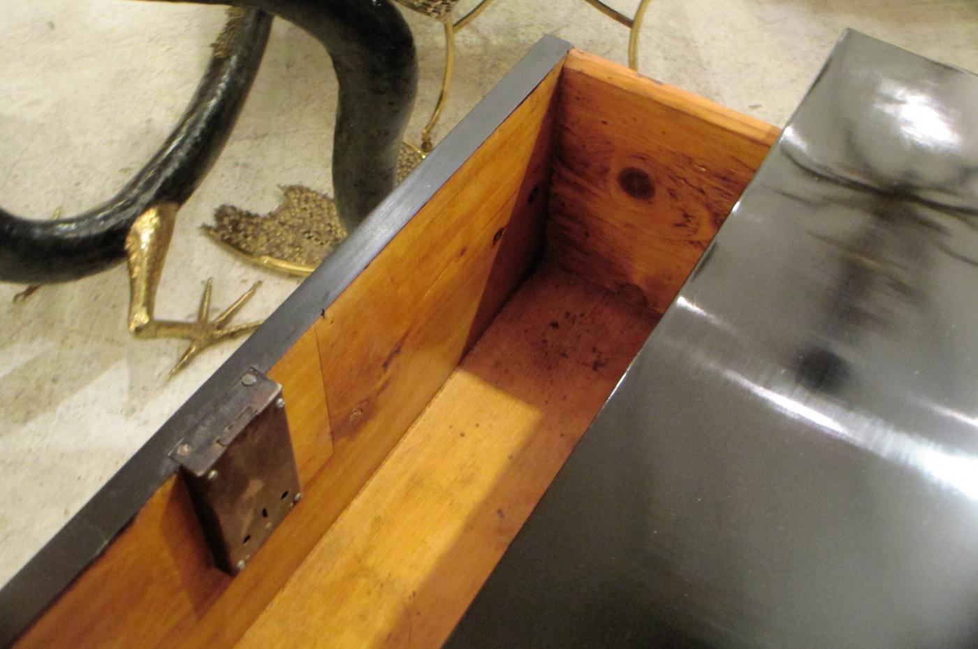 Custom Ebonized Louis XVI Style Chest/Commode on Tapered Legs