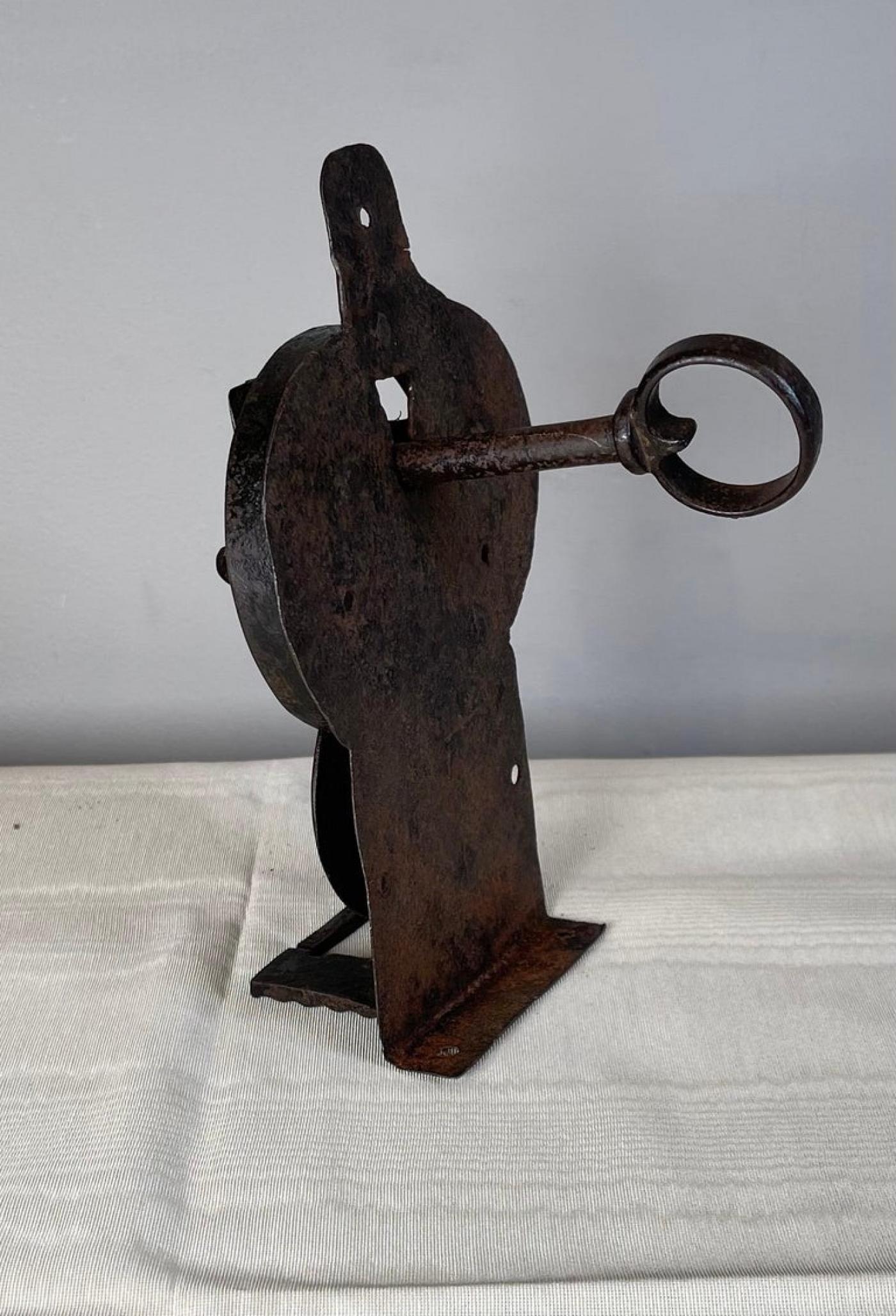 17th Century Iron Lock & Key